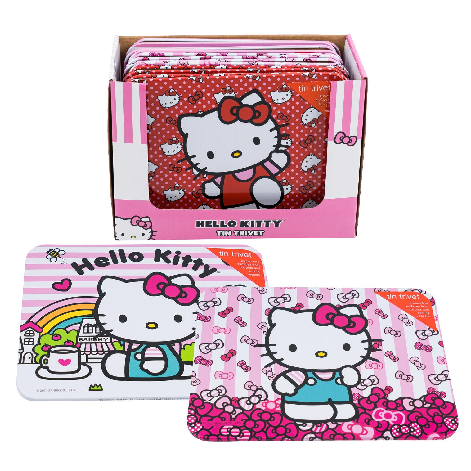 Hello Kitty Tin Trivet-2 pcs - Walmart.com