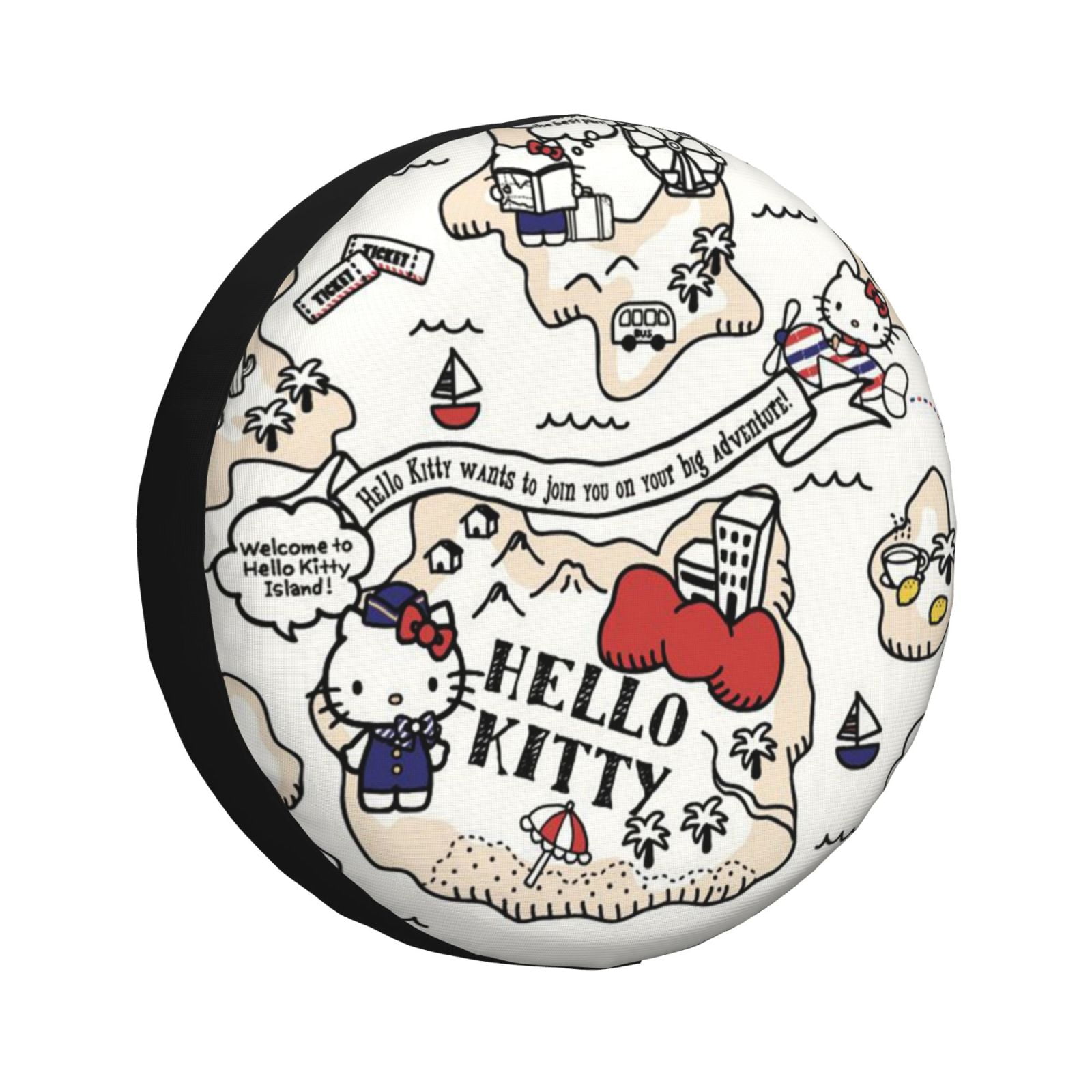 Hello Kitty Tire Cover Printed Spare Tire Wheel Cover Weatherproof ...