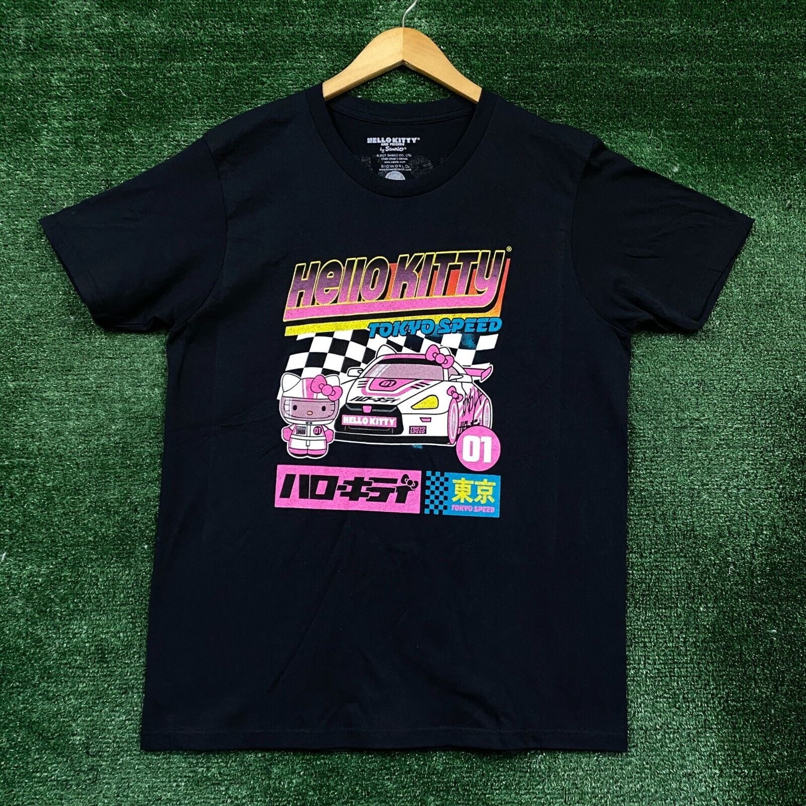 Hello Kitty Tokyo Racing by Sanrio T-Shirt Size Large - Walmart.com