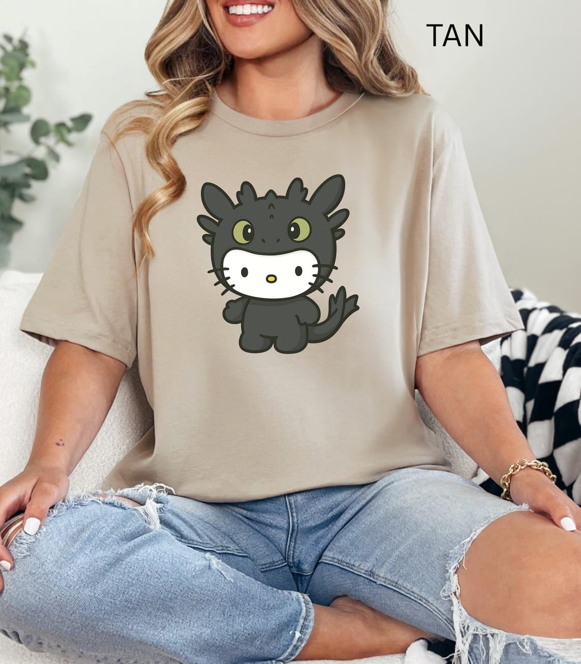 Hello Kitty Toothless Costume T-Shirt, Epic Universe Tee, Cat Toothless ...