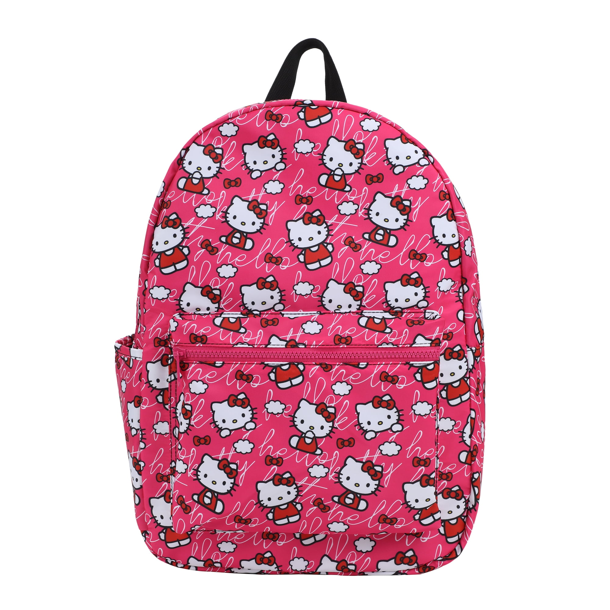 Hello Kitty Toss AOP Pink Ground Travel Backpack - Walmart.com