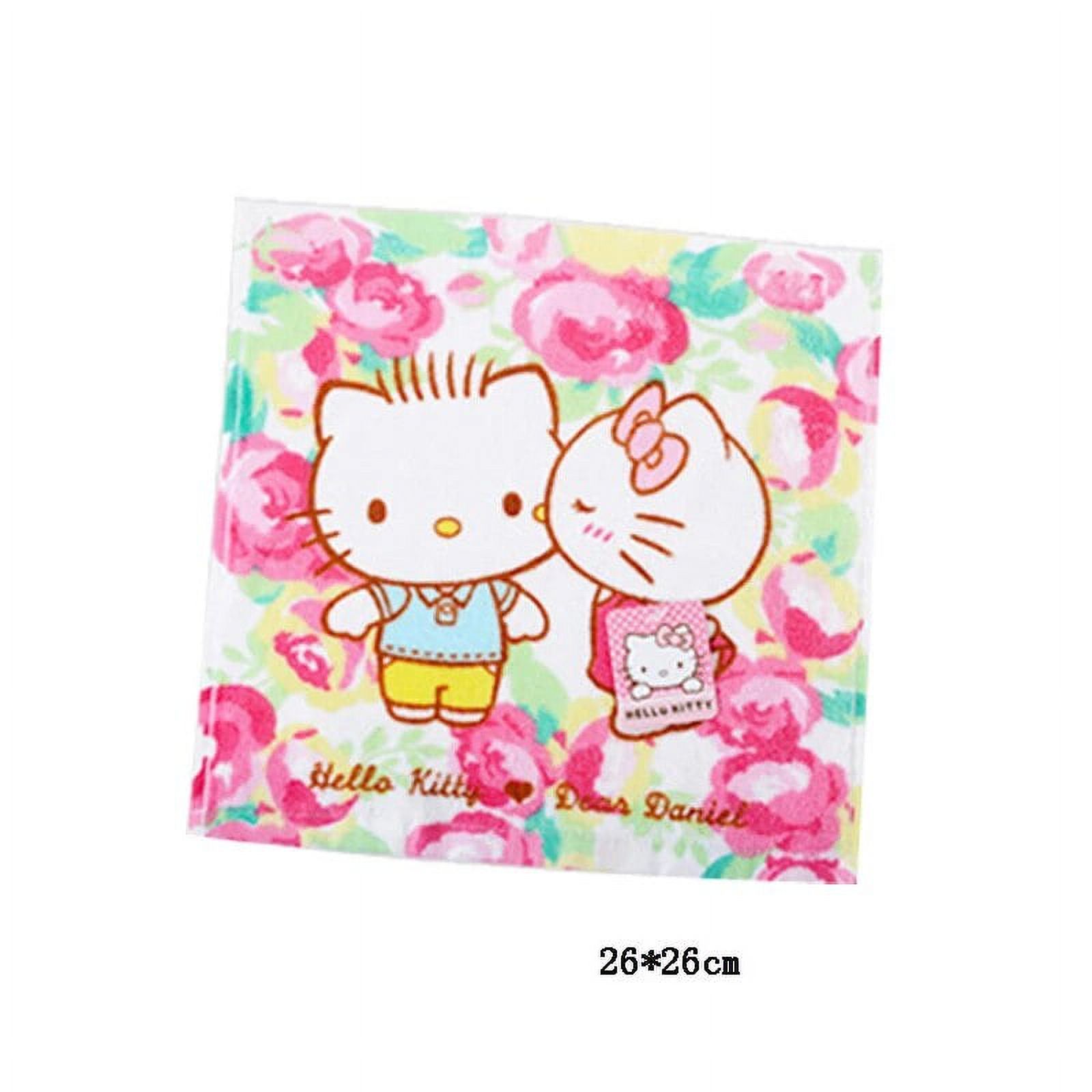 Hello Kitty Towel Sanrio Kawaii Pure Cotton Rectangular Absorbent ...