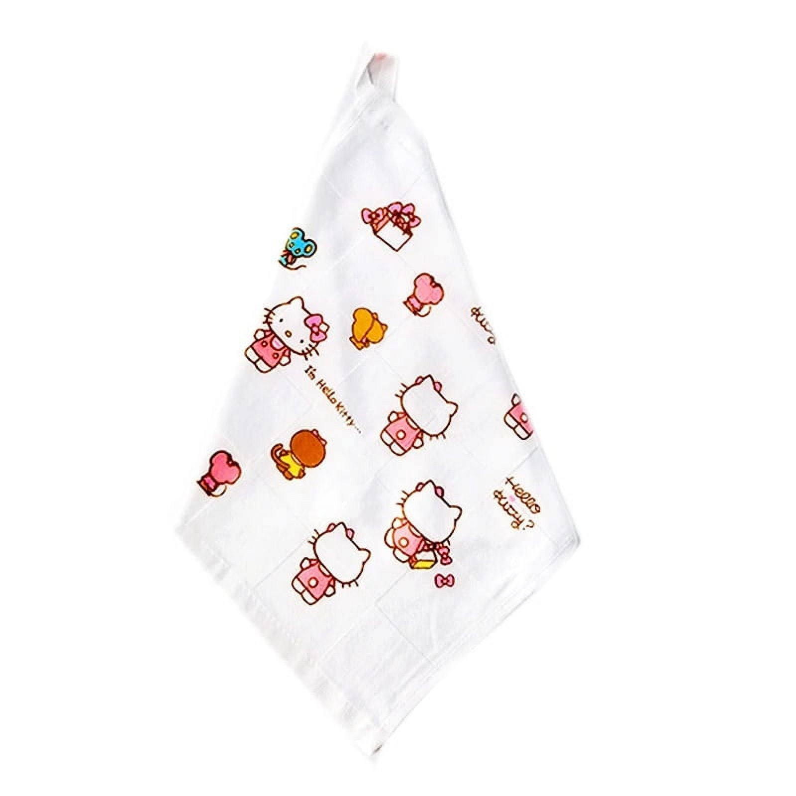 Hello Kitty Towel Sanrio Kawaii Pure Cotton Rectangular Absorbent ...