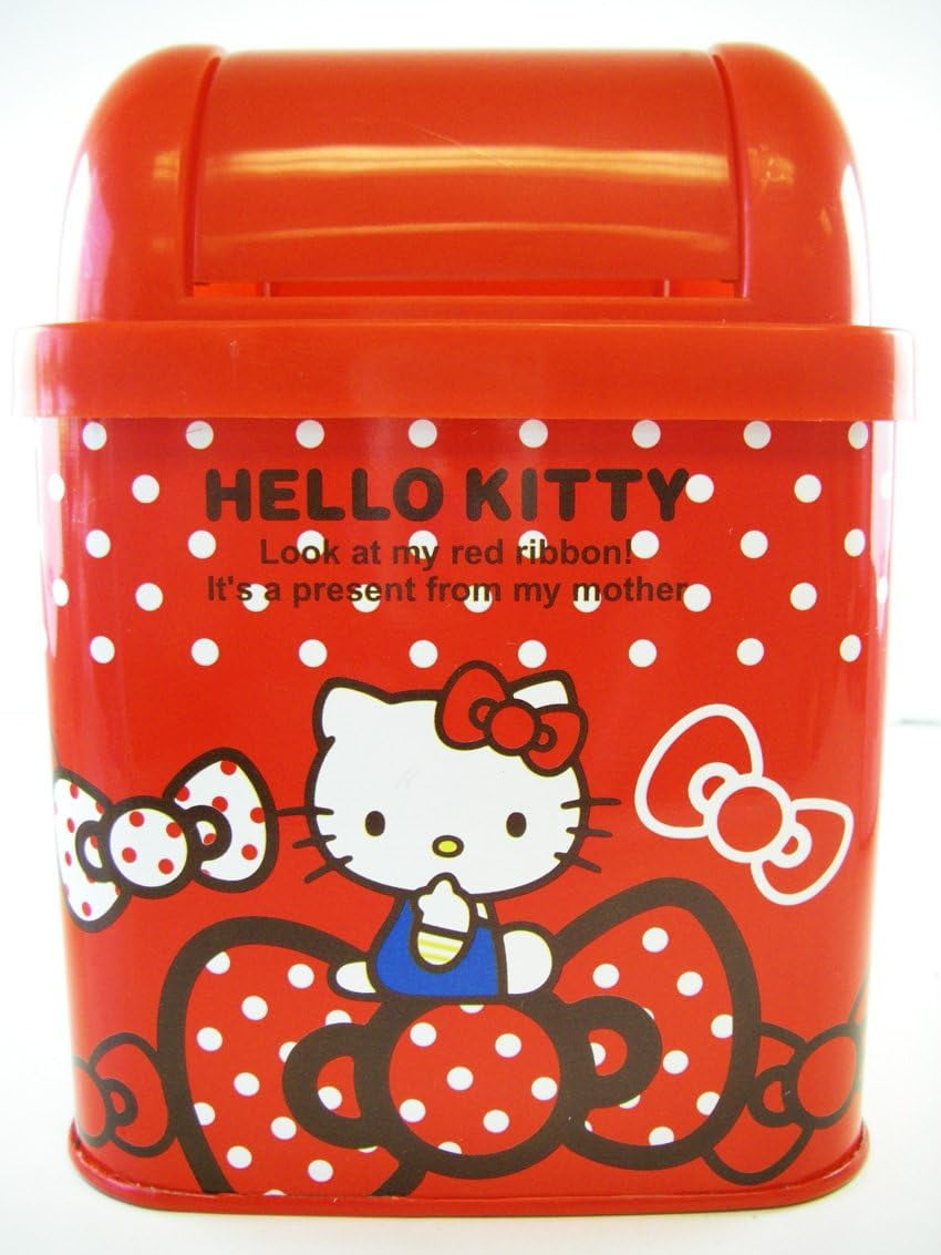Hello Kitty Trash Can Mini Trash Can Desk Trash Can - Walmart.com