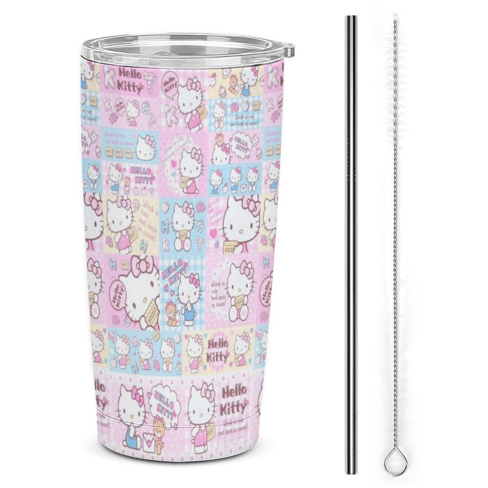 Hello Kitty Travel Coffee Mug Travel Tumbler Cup 20 OZ Tumbler ...