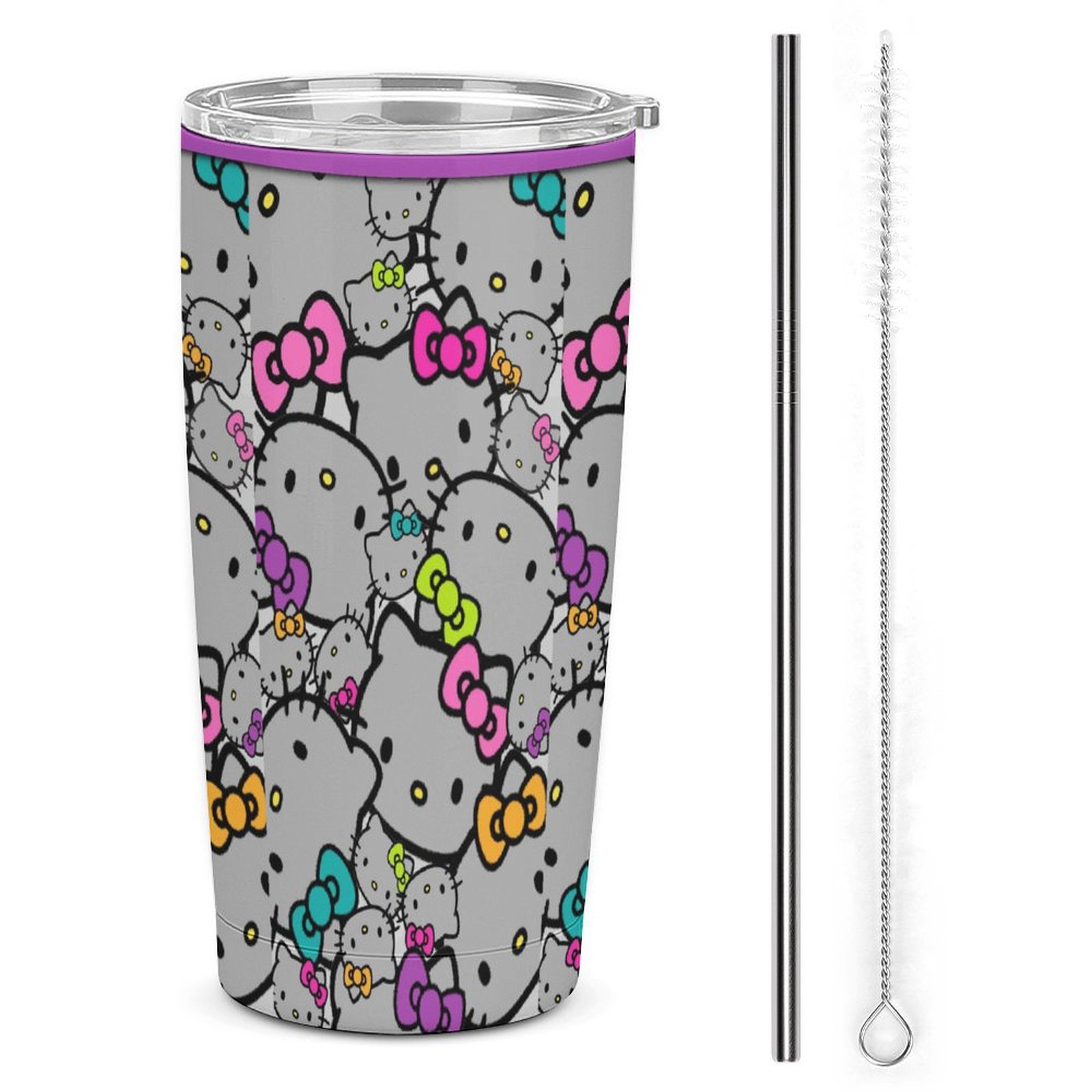 Hello Kitty Travel Coffee Mug Travel Tumbler Cup 20 OZ Tumbler ...