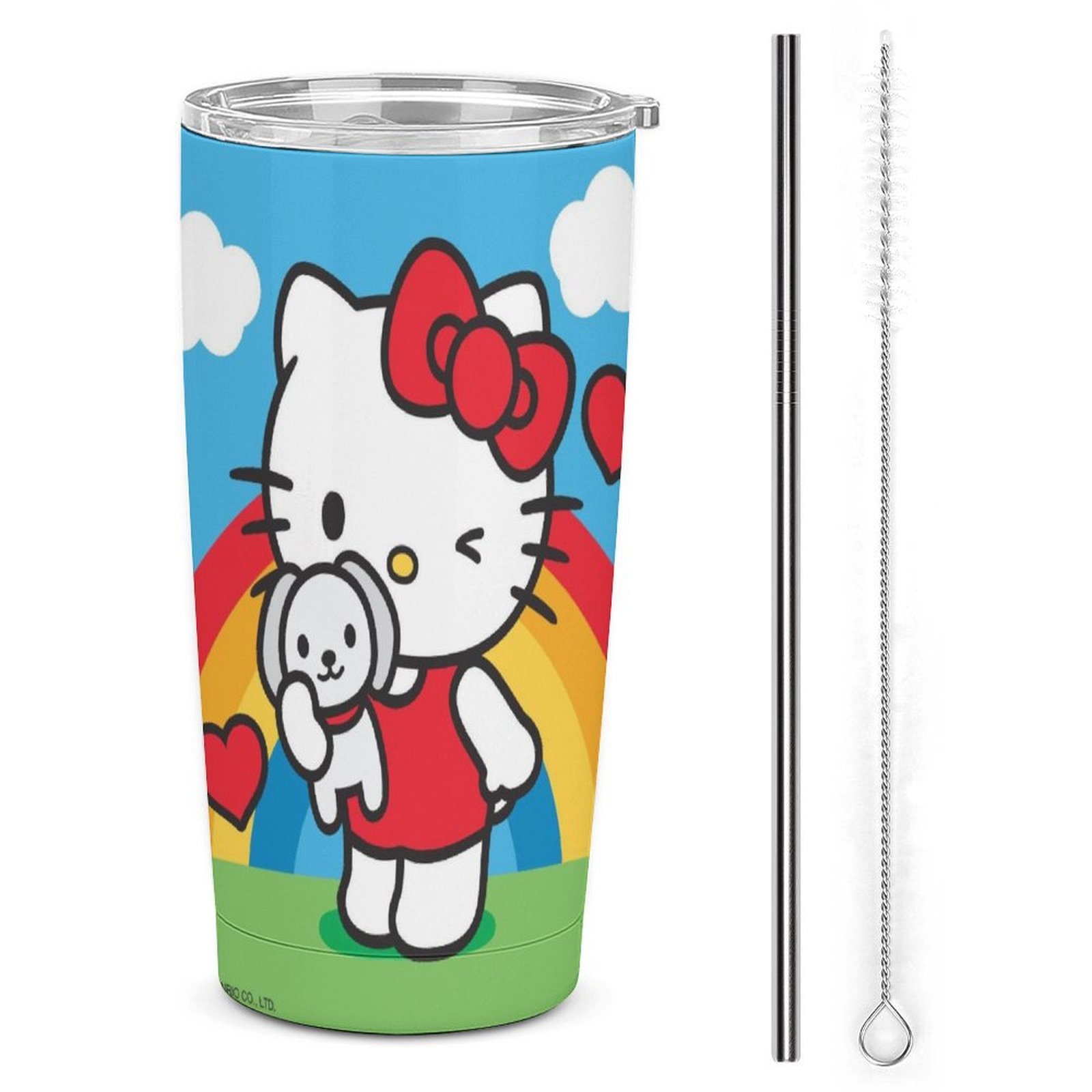 Hello Kitty Travel Coffee Mug Travel Tumbler Cup 20 OZ Tumbler ...