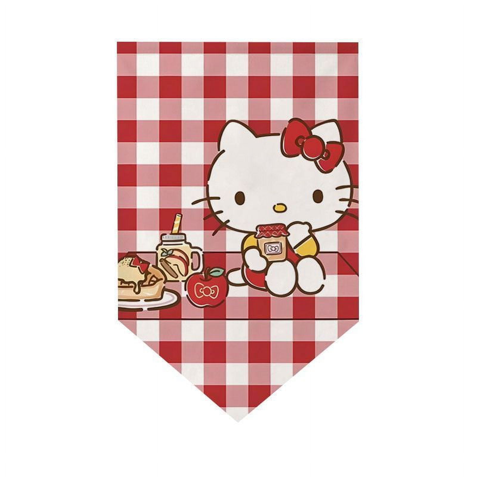 Hello Kitty Triangle Flag Curtain Home Children's Room Kitchen Bedroom ...
