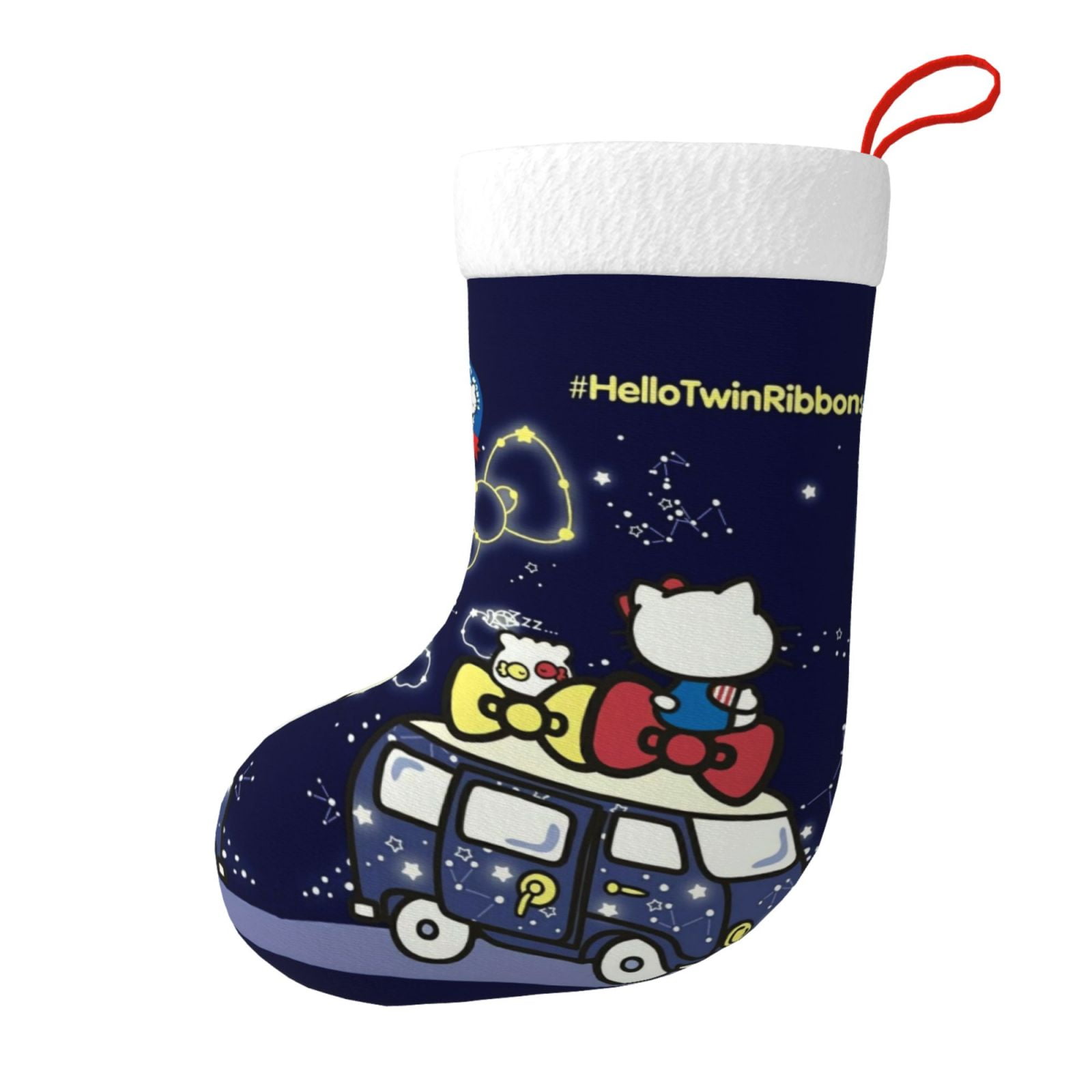 Hello Kitty Hello Twin Ribbons Christmas Stocking 18 Inch,Hello Kitty ...