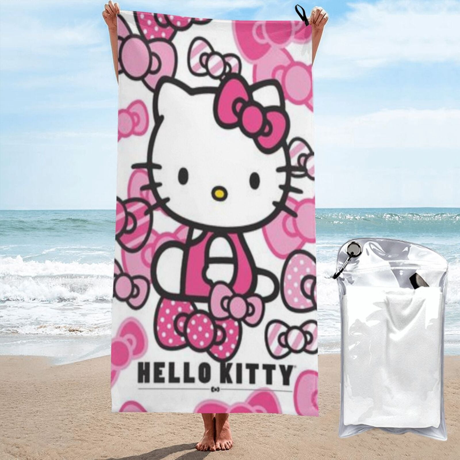 Hello Kitty Ultra-Fine Fiber Quick-Dry Towel: Lightweight, Compact ...