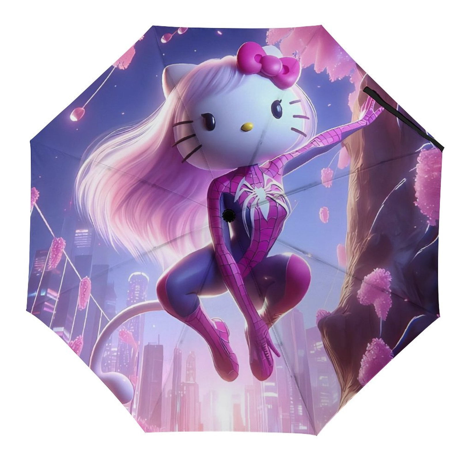 Hello-Kitty Umbrella for Adults Teens Kids, Lightweight Windproof Anti ...