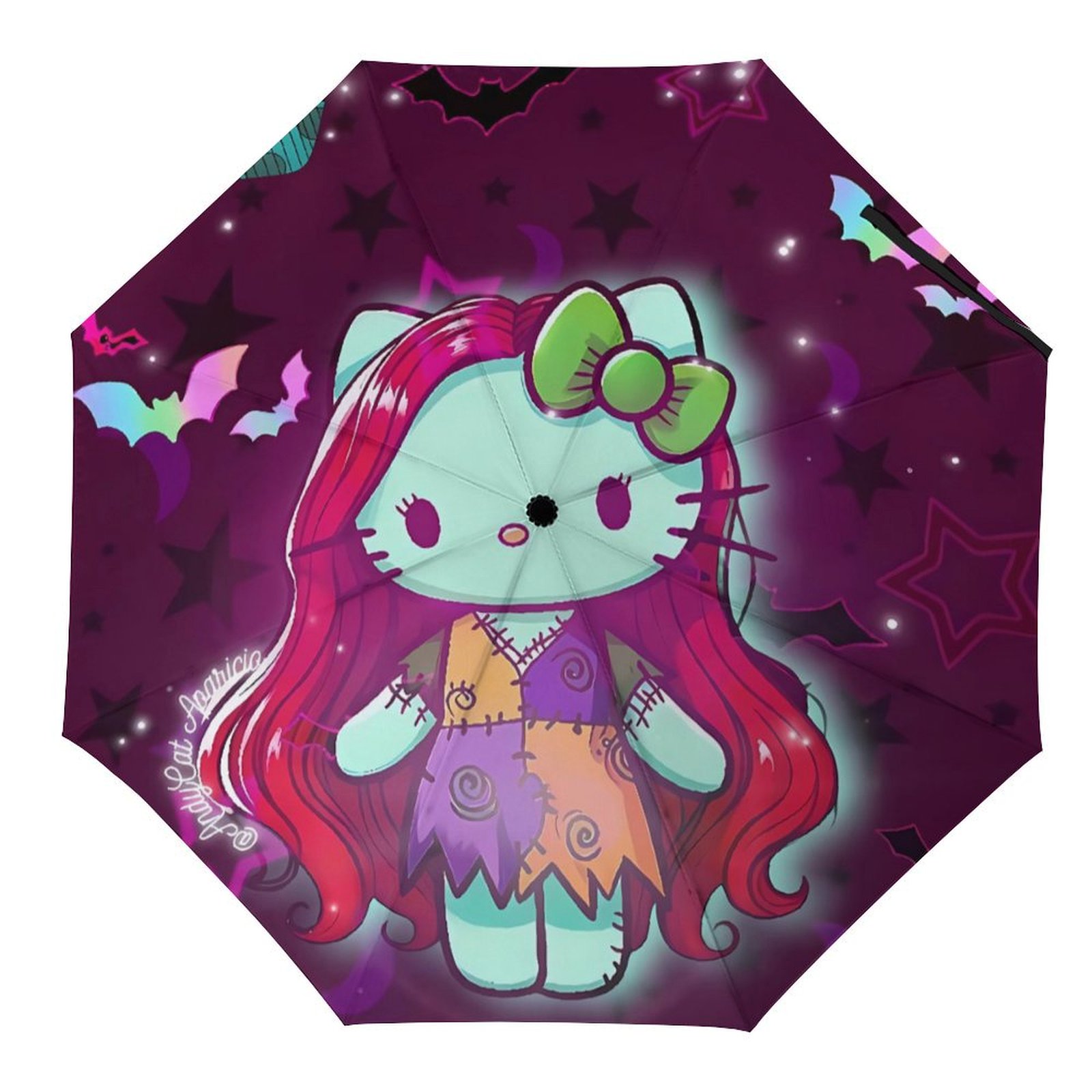 Hello-Kitty Umbrella for Adults Teens Kids, Lightweight Windproof Anti ...