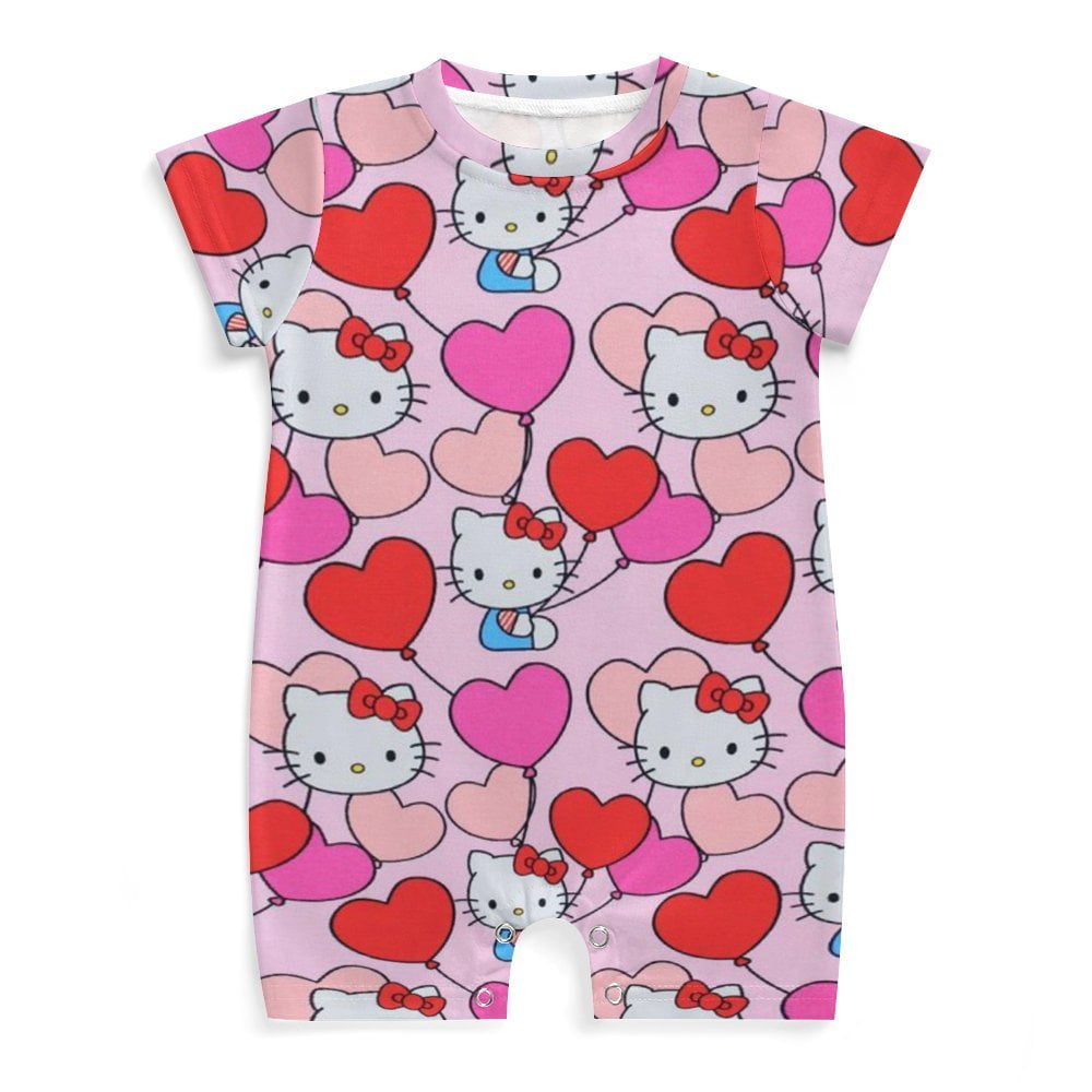 Hello Kitty Unisex Baby Boy Girl Jumpsuit Romper Bodysuit Playsuit One ...