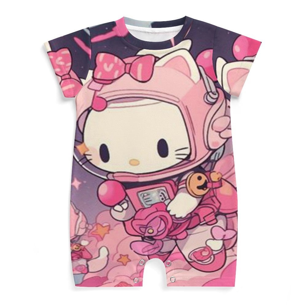 Hello Kitty Unisex Baby Boy Girl Jumpsuit Romper Bodysuit Playsuit One ...