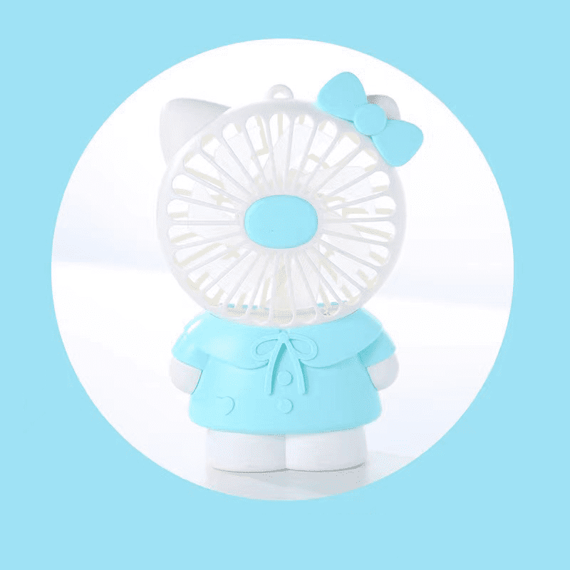 Hello Kitty Usb Mini Fan Sanrio Portable Mute Rechargeable Handheld Fan ...