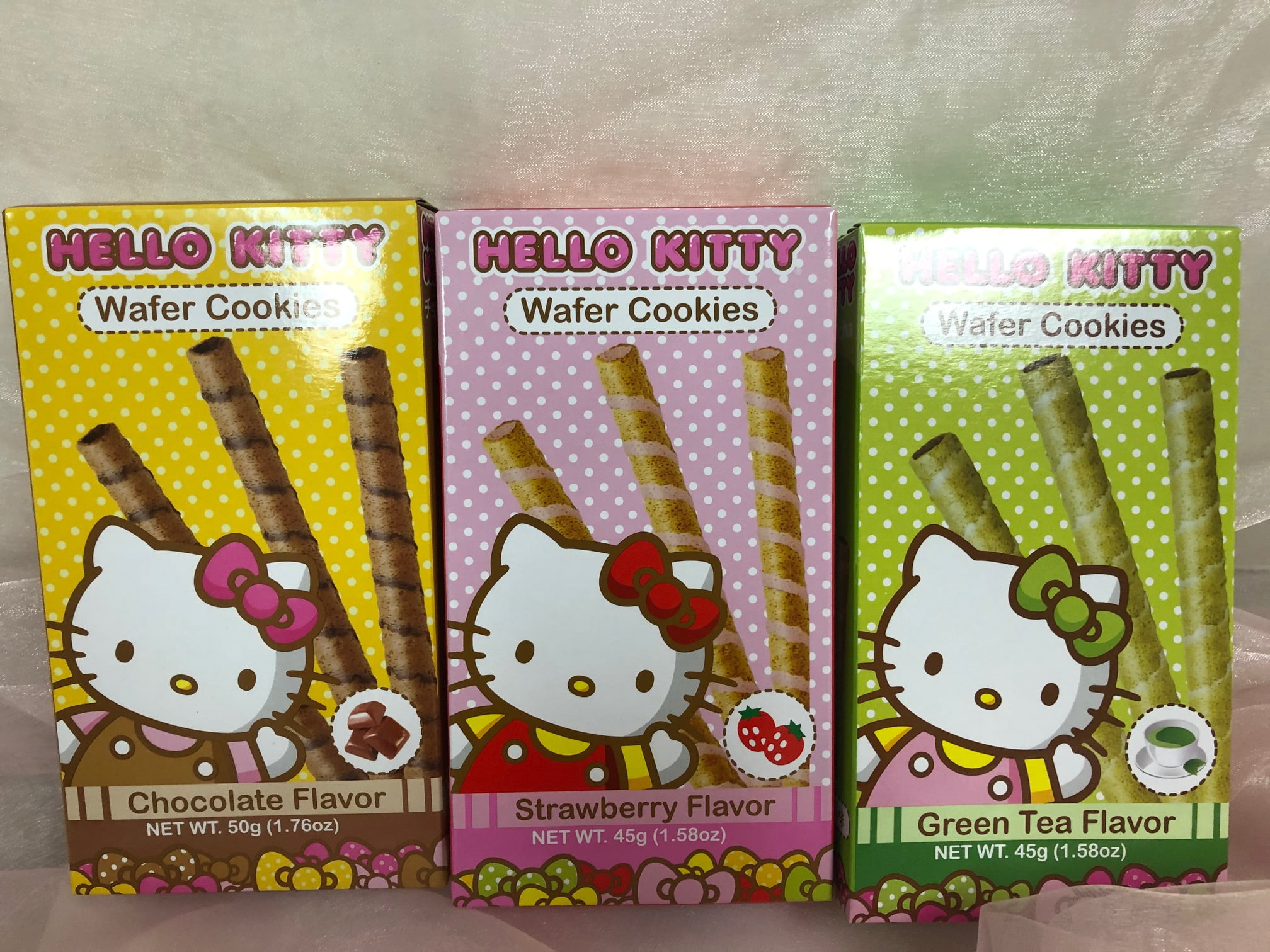 Hello Kitty Wafer Cookies Strawberry Flavor 45g; US Seller - Walmart.com