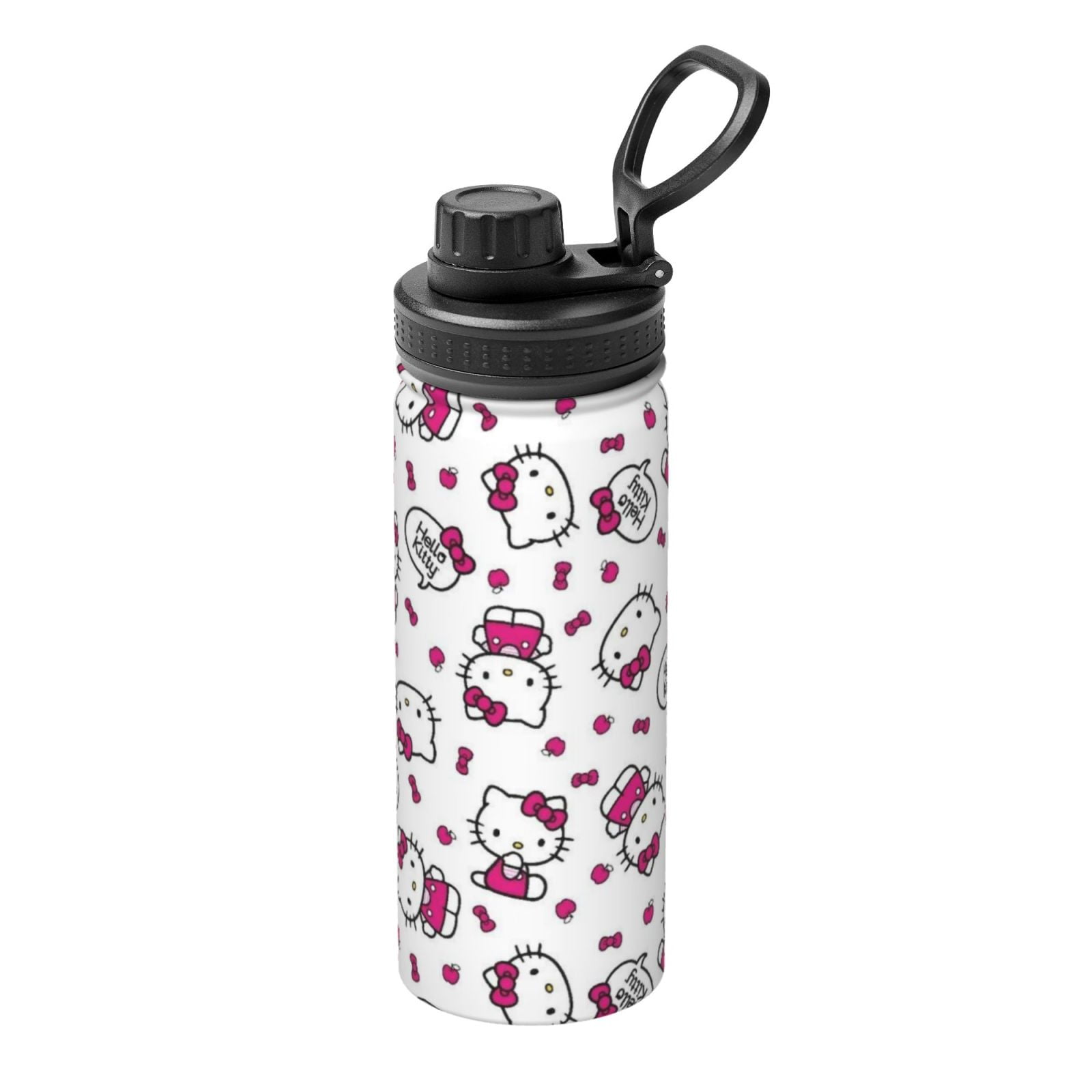 Hello Kitty Water Bottle 18oz Insulated Water Bottles Reusable Stainless Steel Metal Thermos ...