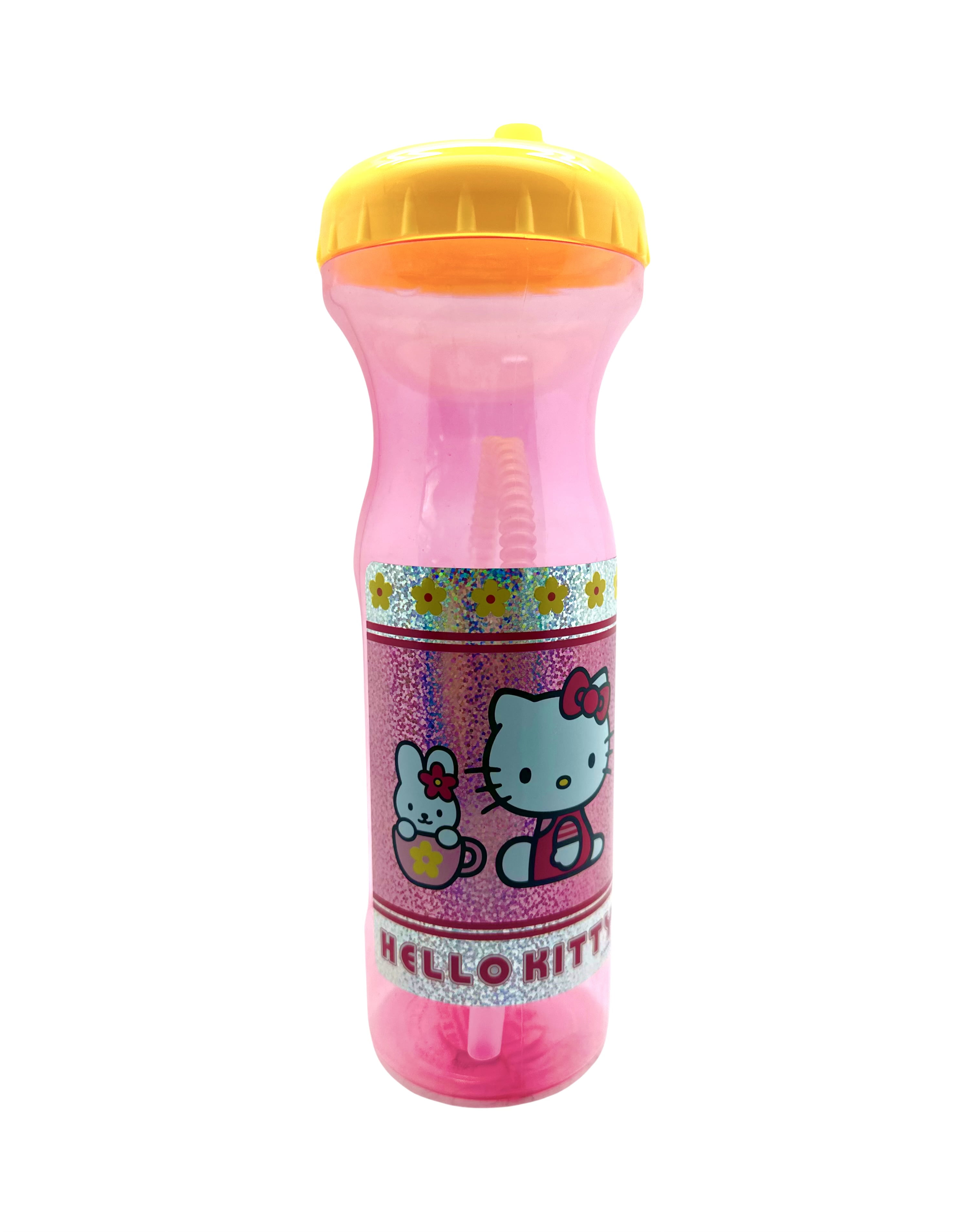 Hello Kitty Water Bottle with Straw - Walmart.com