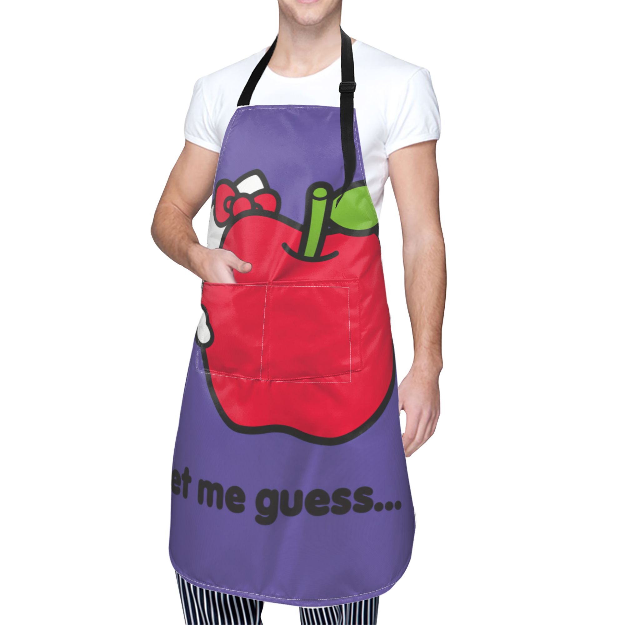 Hello Kitty Waterproof Apron with 2 Pockets for Men Women, Adjustable ...