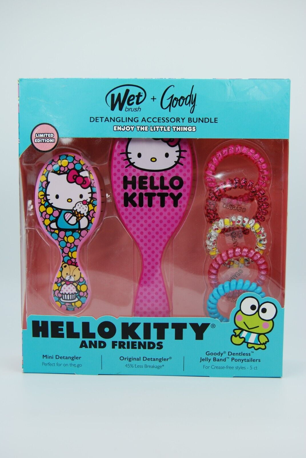 Hello Kitty Wet Brush Mini and Original Detangler + Goody Dentless ...