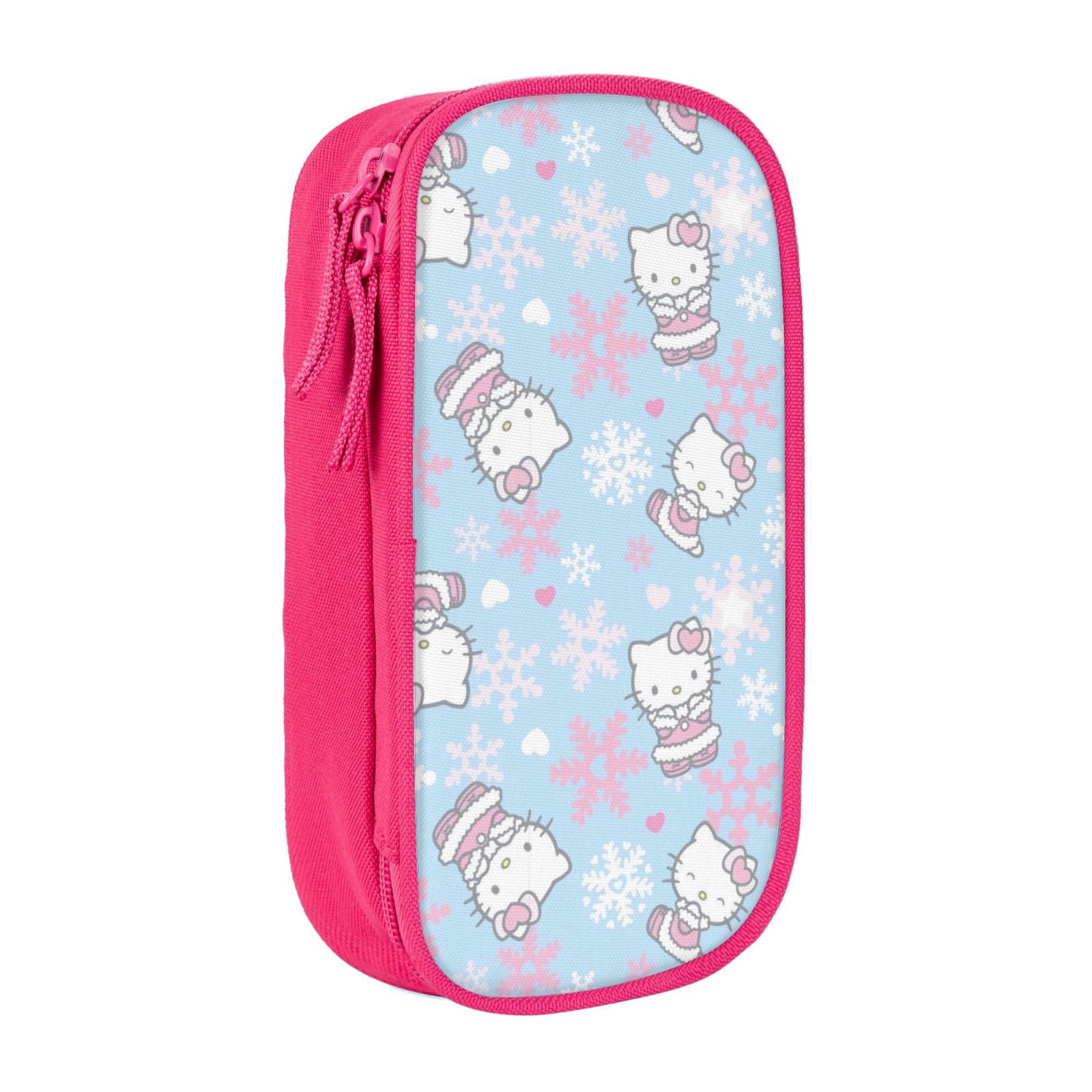 Hello Kitty Winter Pencil Case,Big Capacity Pencil Pouch Stationery Pen ...