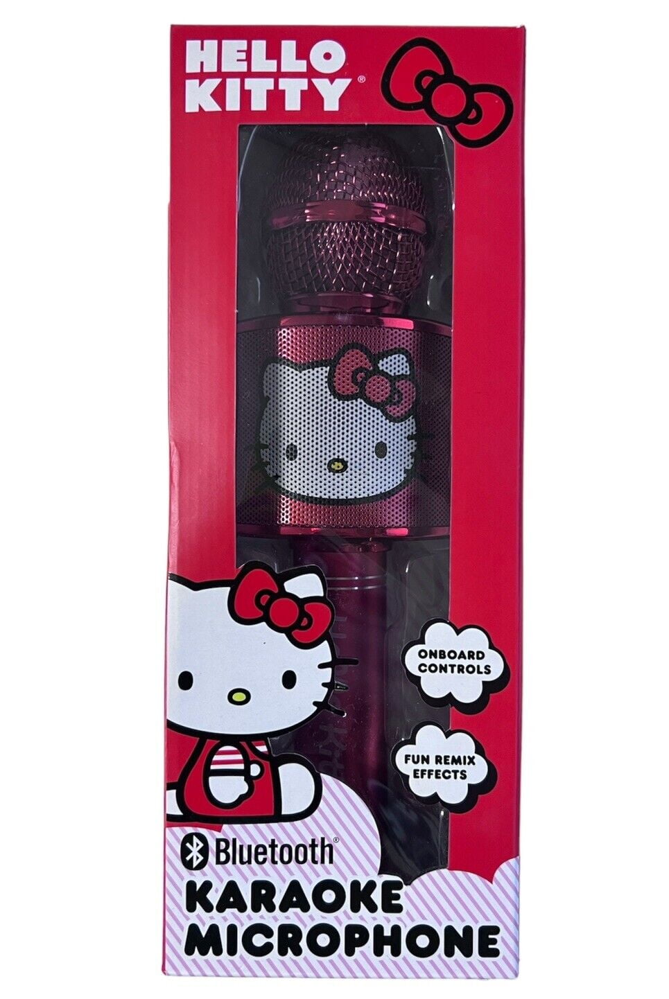 Hello Kitty Wireless Bluetooth Karaoke Microphone By Sanrio - Walmart.com