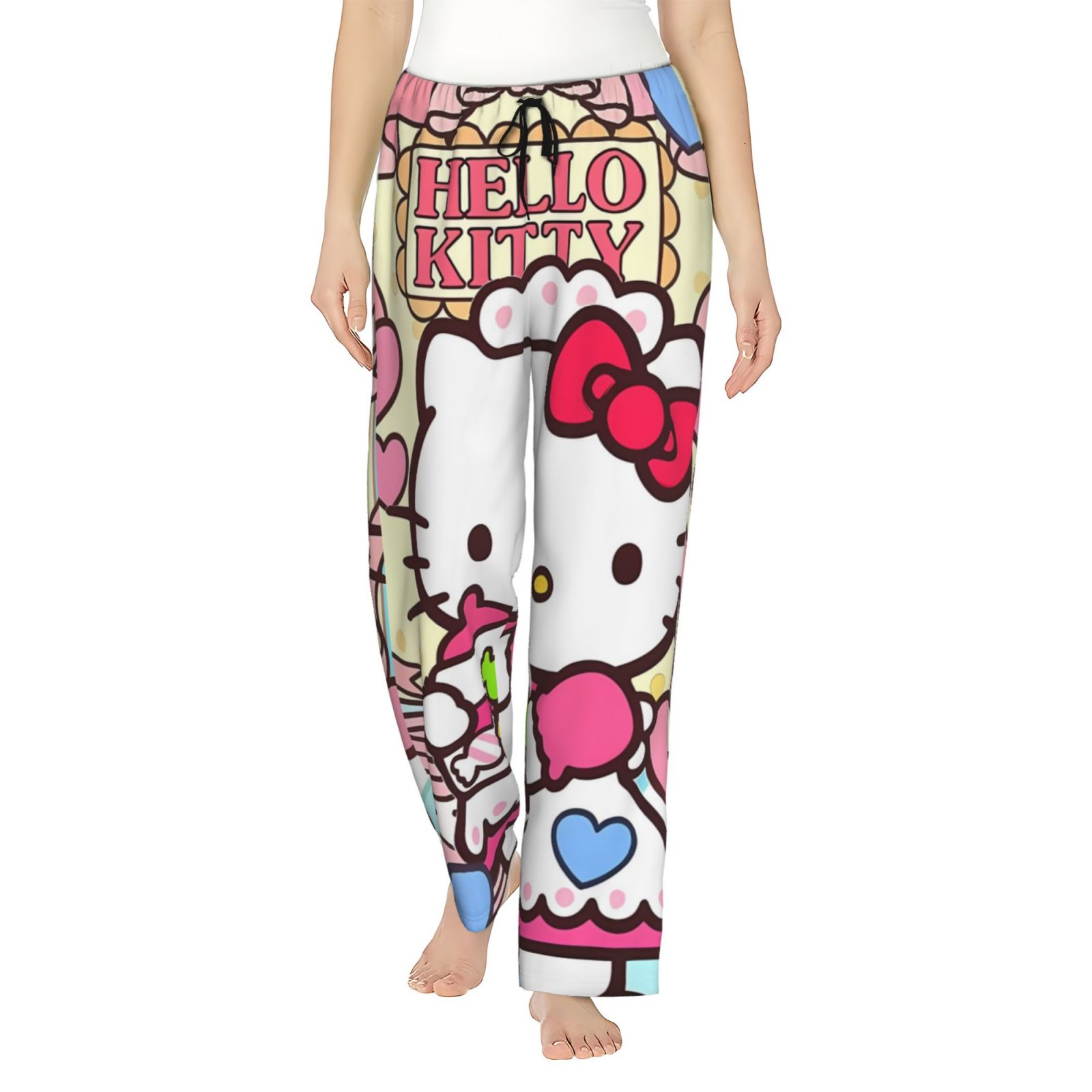 Hello Kitty Women'S Pajama Pants，Soft Pajama Pants For Comfortable ...