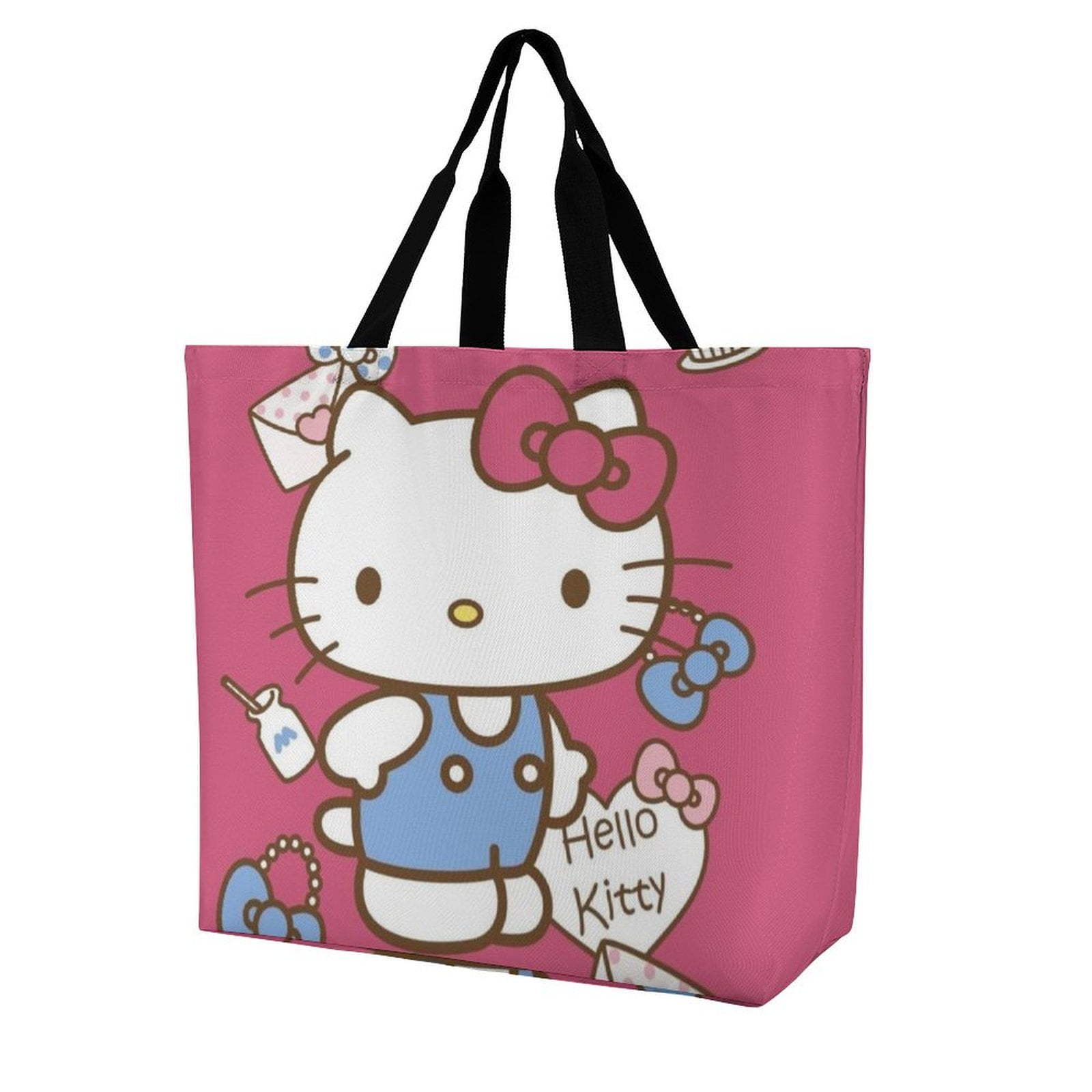 Hello Kitty Women Tote Bags Lightweight One Shoulder Shopping Bag ...