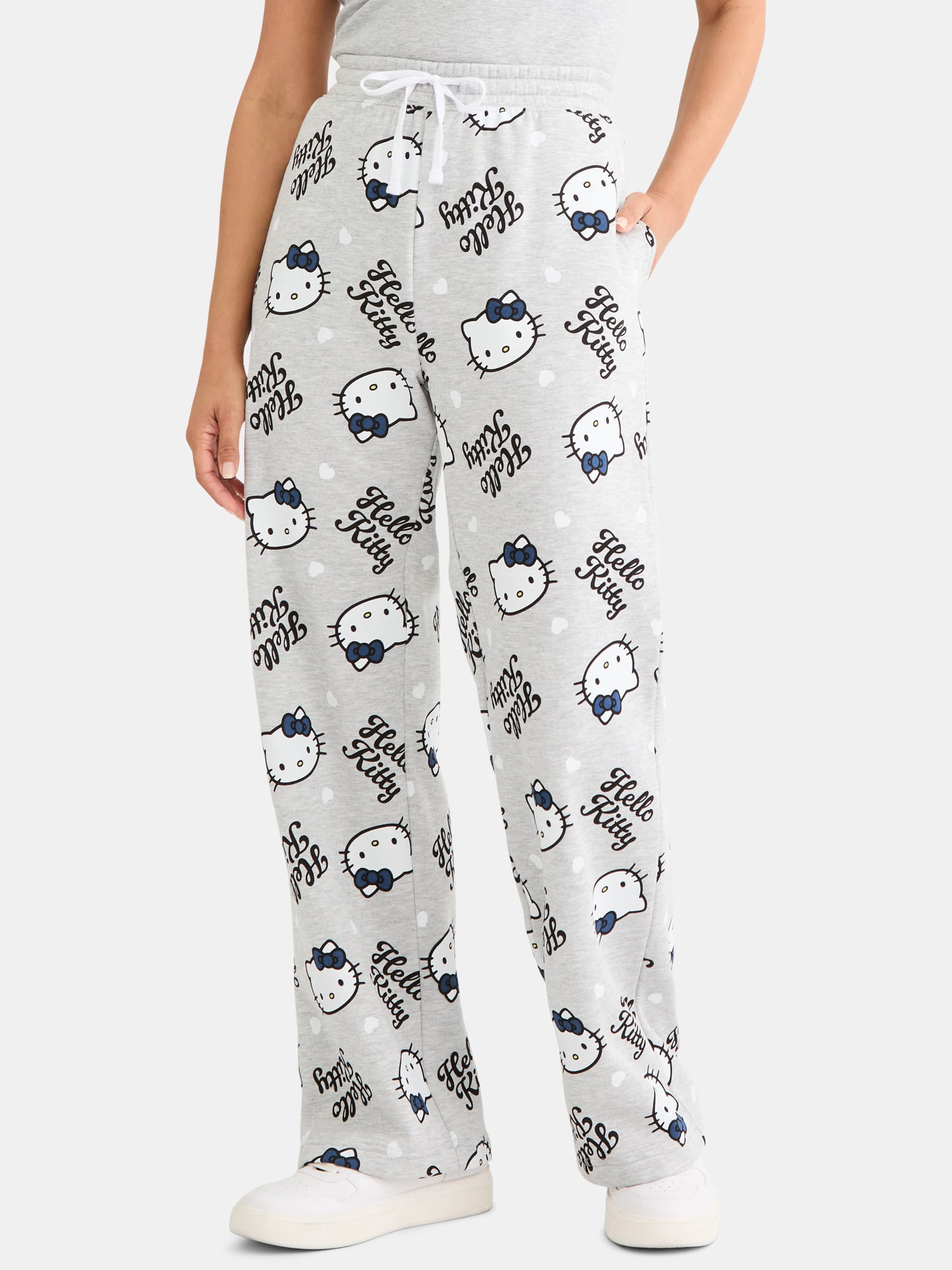 Hello Kitty Women's Graphic Fleece Joggers, Sizes XXS-XXL - Walmart.com