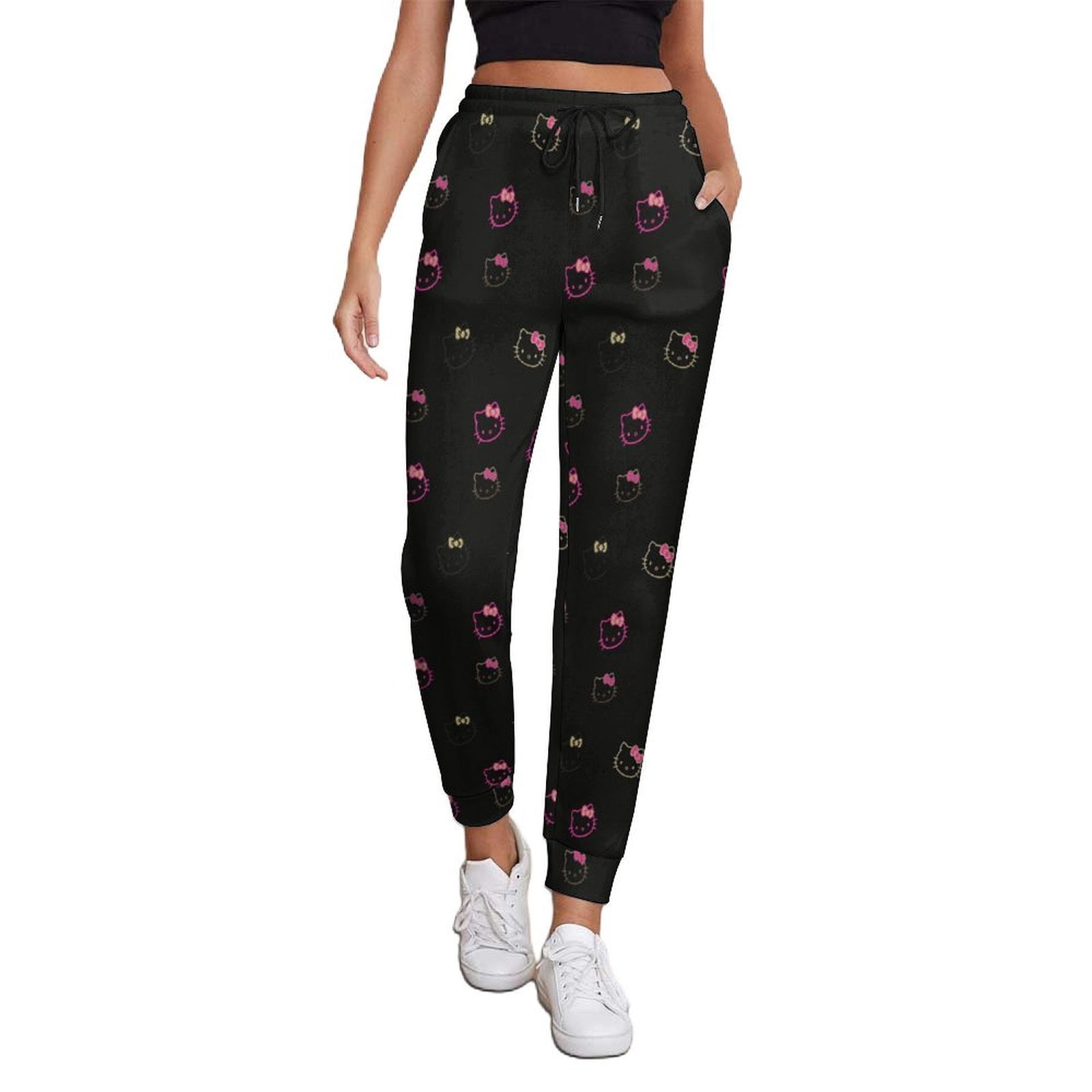 Hello Kitty Women's Lounge Joggers Sweatpants Athletic Yoga Pants with ...