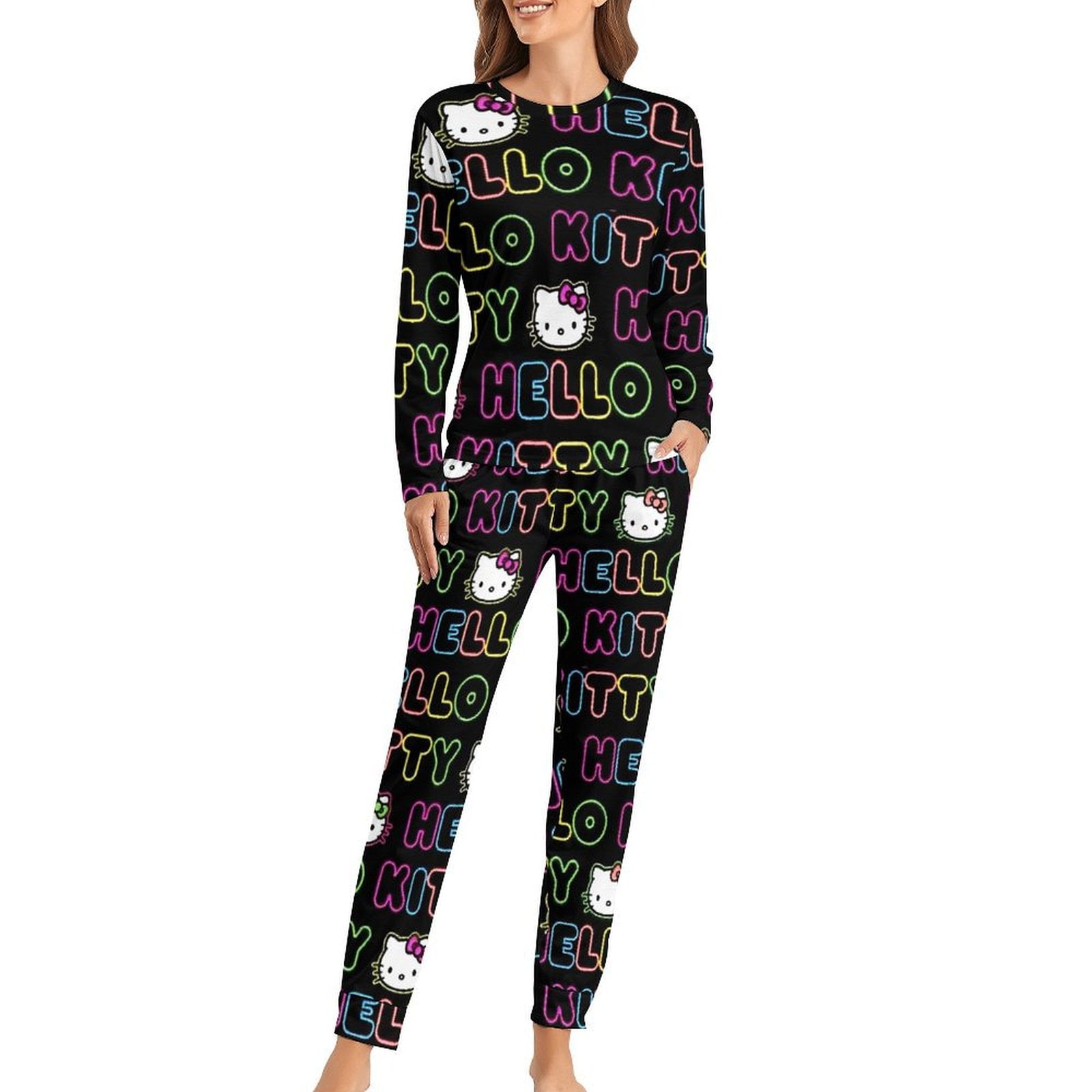 Hello Kitty Women's Pajamas and Home Clothes Set 4XL - Walmart.com