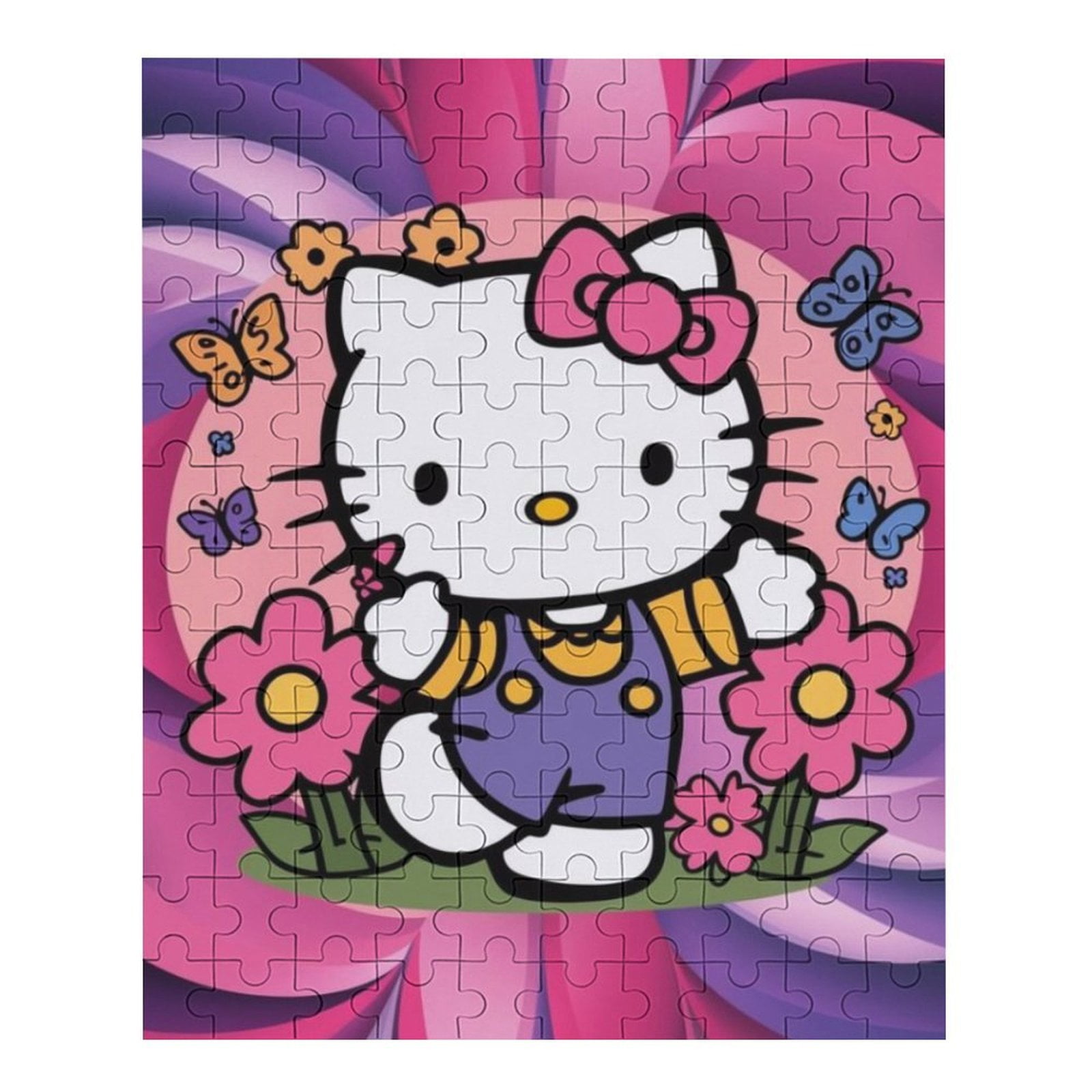 Hello Kitty Wooden Cartoon Puzzles for Children Children's Educational ...