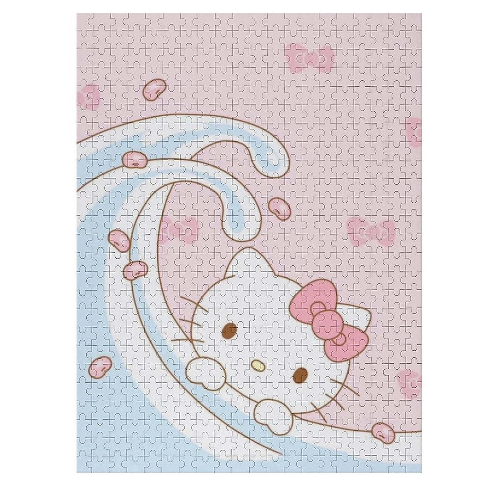 Hello Kitty Wooden Cartoon Puzzles for Children Children's Educational ...