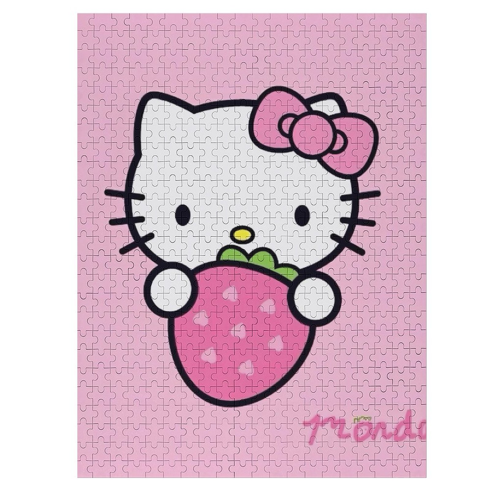Hello Kitty Wooden Cartoon Puzzles for Children Children's Educational ...