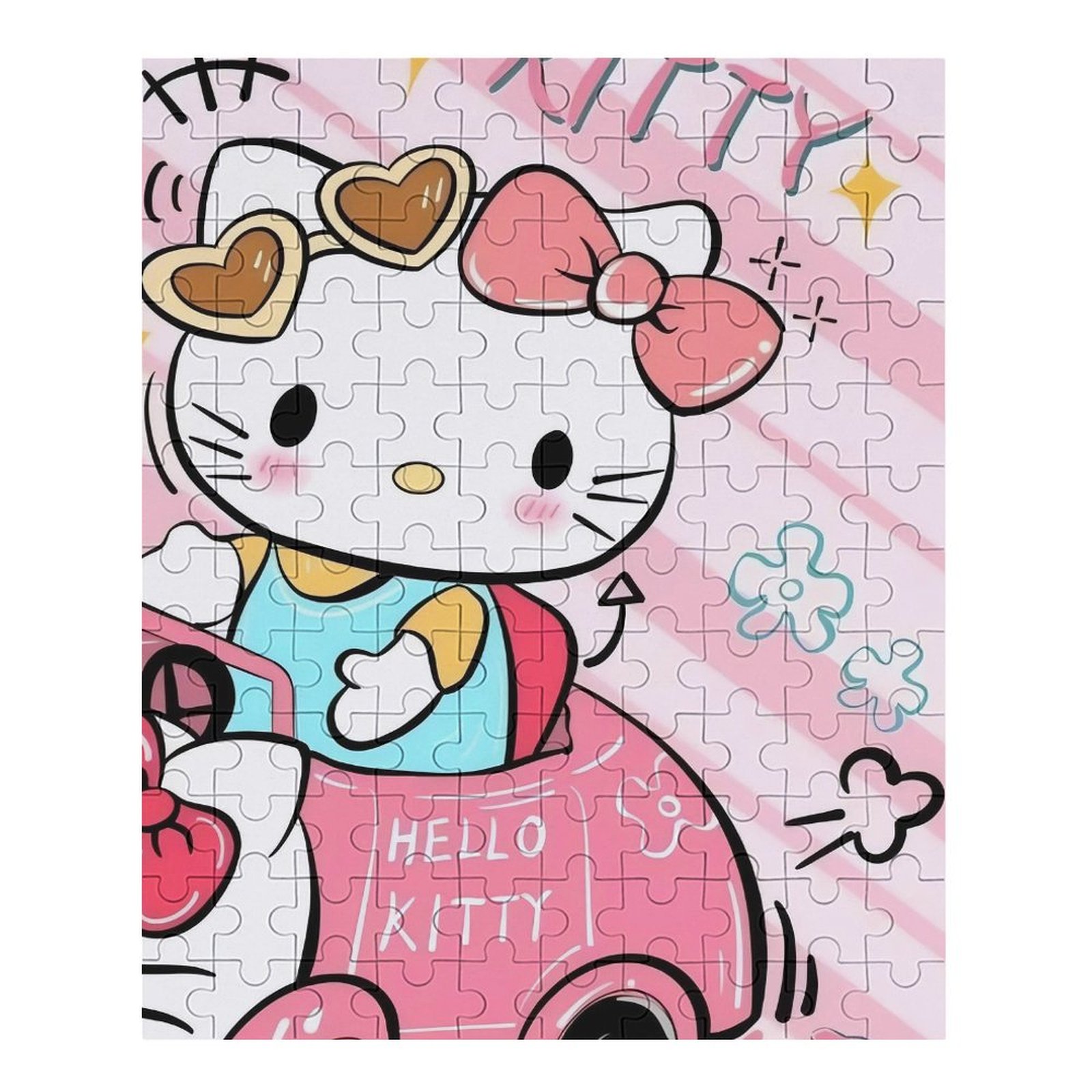 Hello Kitty Wooden Cartoon Puzzles for Children Children's Educational ...