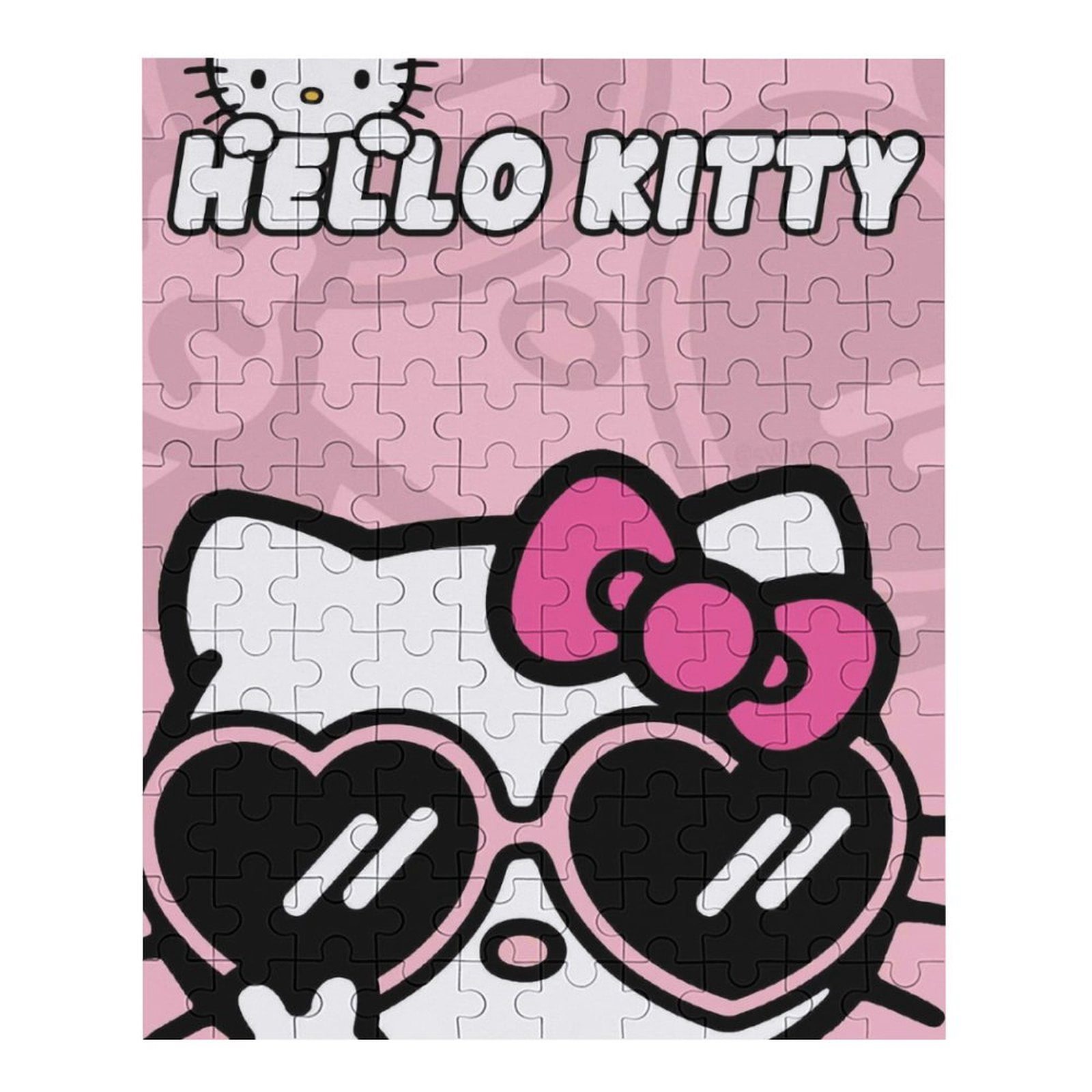 Hello Kitty Wooden Jigsaw Puzzle Toys Cartoon Jigsaw Puzzles Children's ...