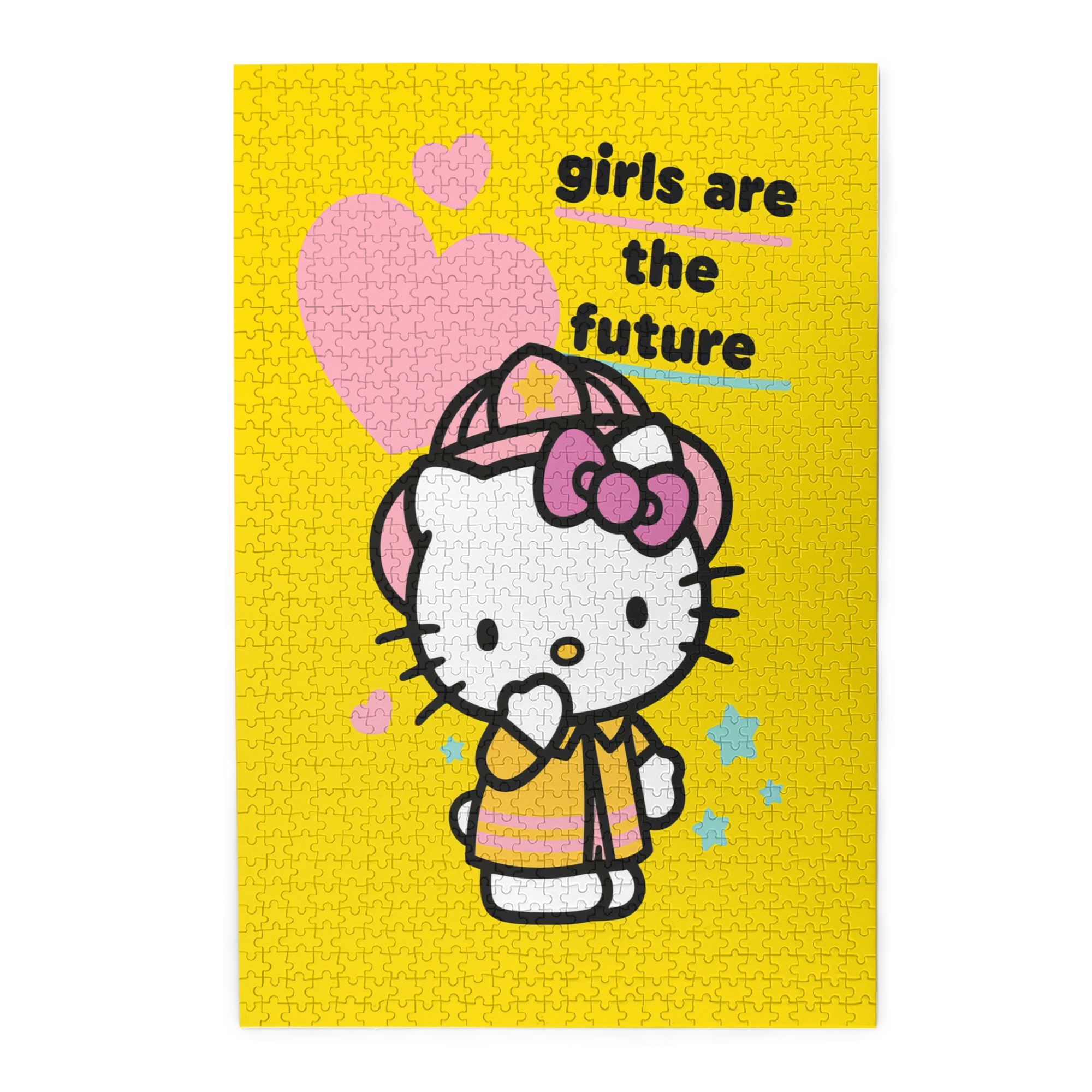 Hello Kitty Wooden Puzzle 1000 PCS in Plastic Box, DIY Jigsaw Puzzle ...