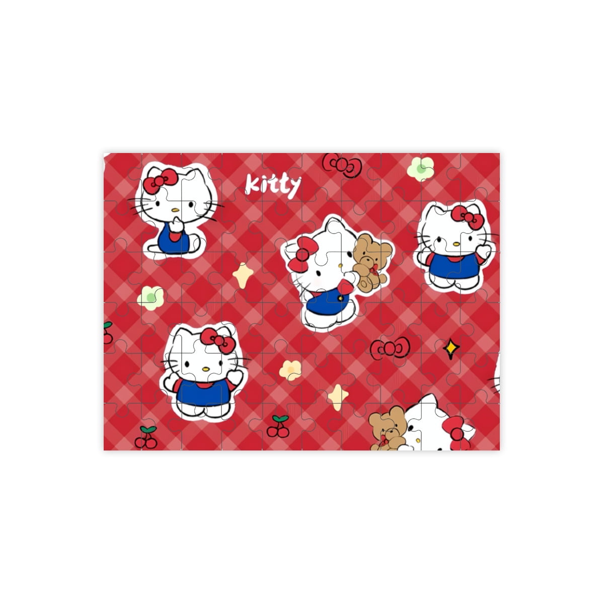 Hello Kitty Wooden Puzzle (15x20cm) Jigsaw Puzzles For Boys And Girls ...