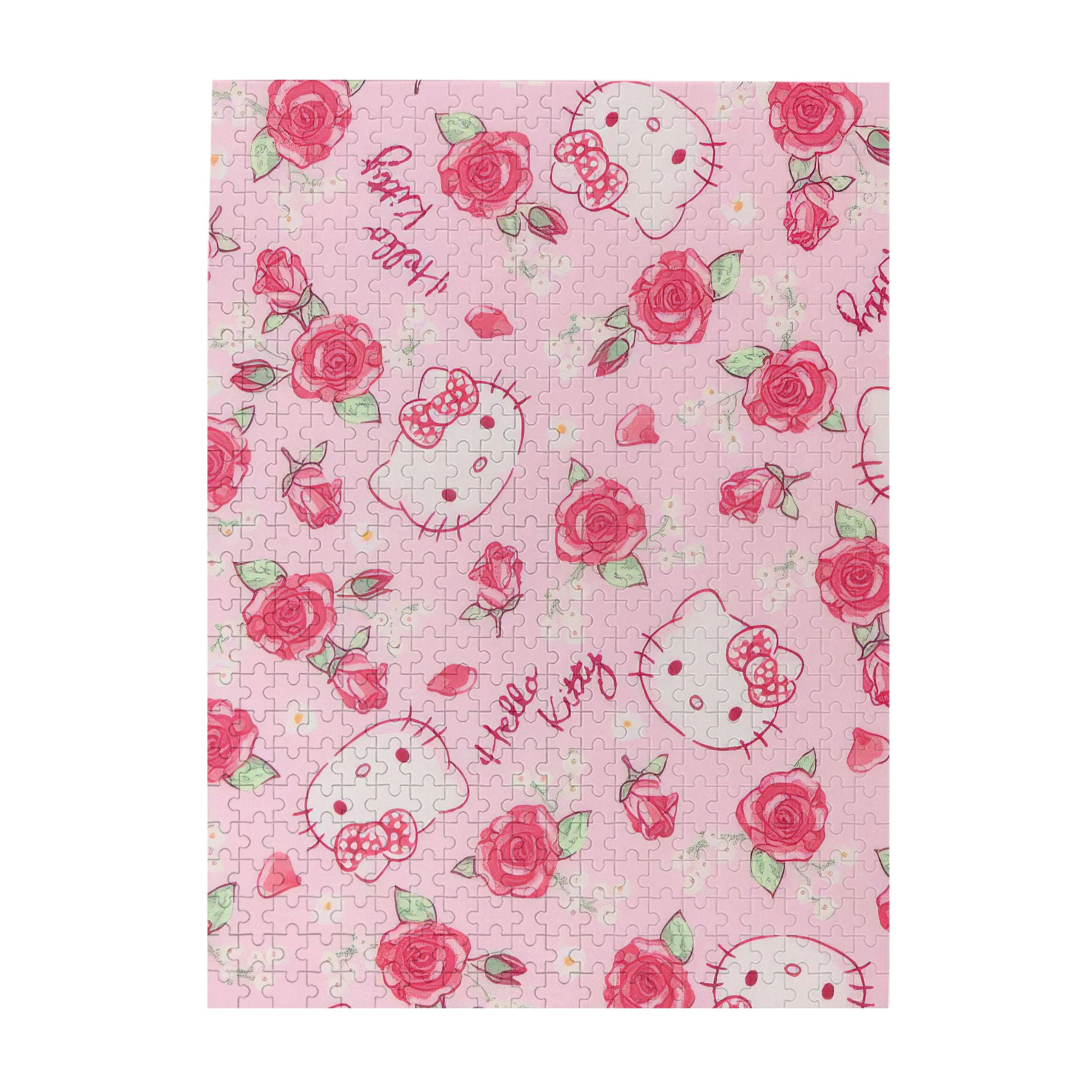 Hello Kitty Wooden Puzzle 500 PCS in Plastic Box, DIY Jigsaw Puzzle for ...