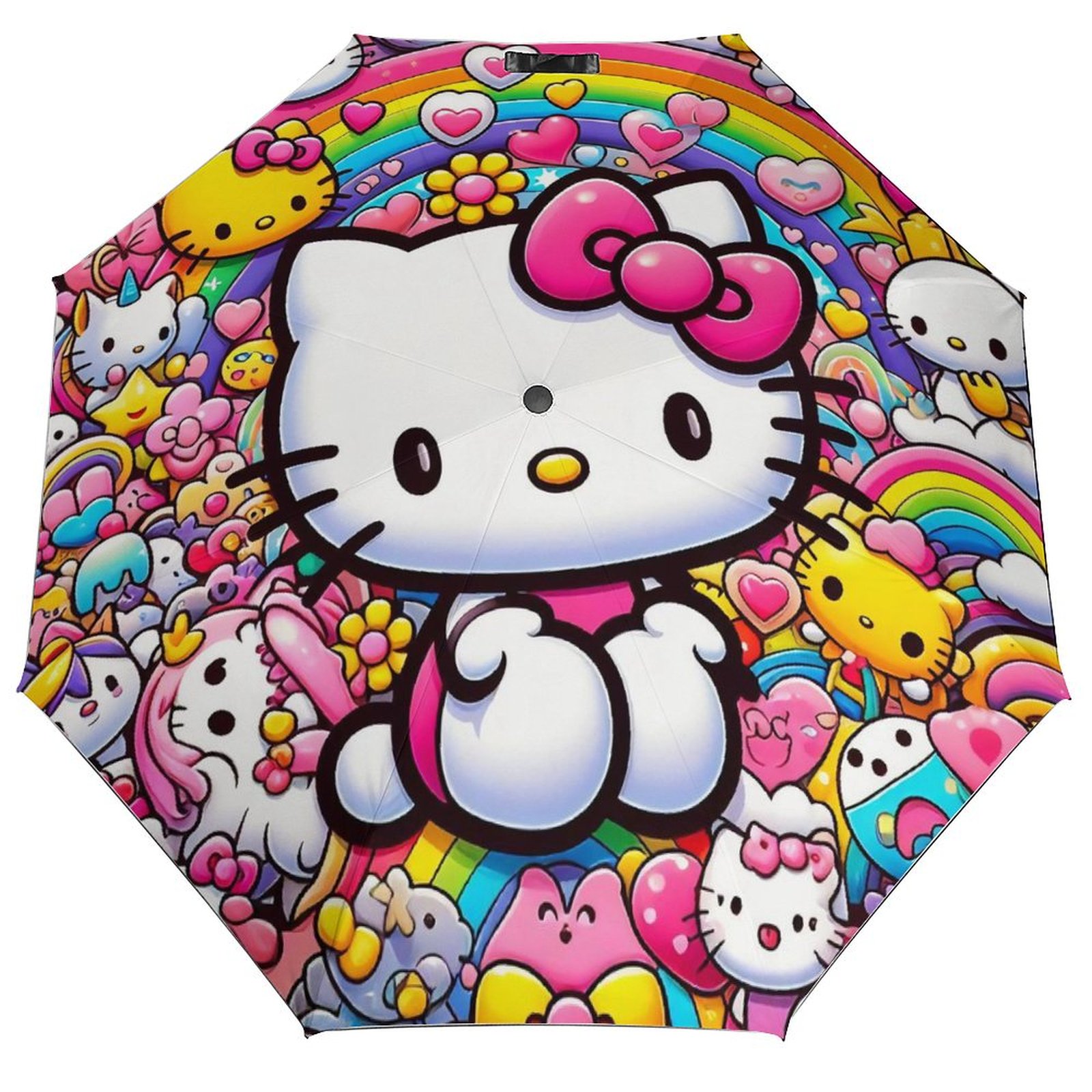 Hello-Kitty World Umbrella,Inverted Umbrella - Large Windproof for Rain ...