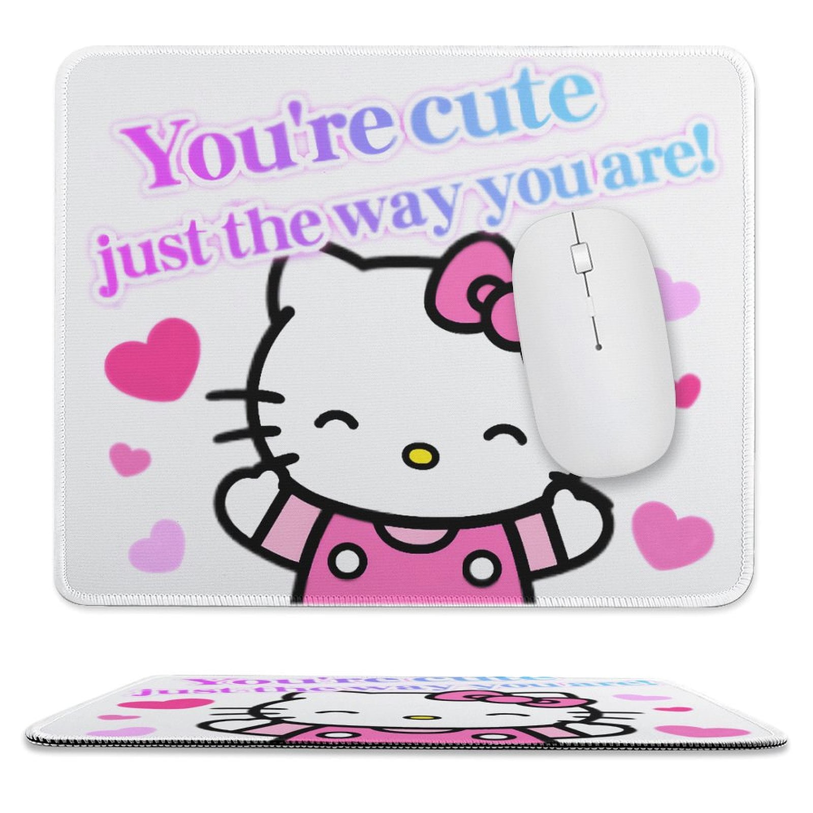 Hello Kitty Y2K Mouse Pad for Women Cute Hello Kitty Y2K Merch Square ...