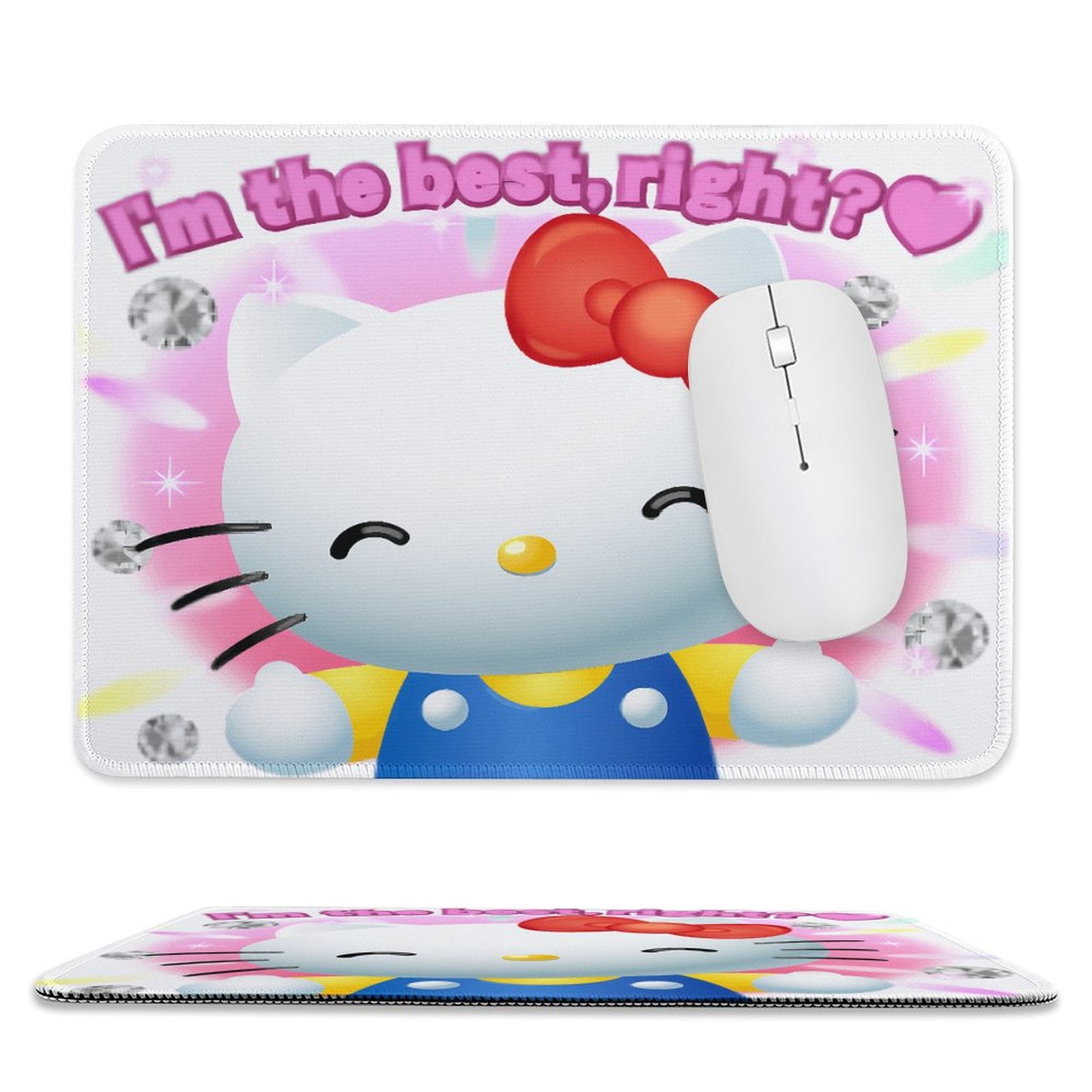 Hello Kitty Y2K Mouse Pad for Women Cute Hello Kitty Y2K Merch Square ...