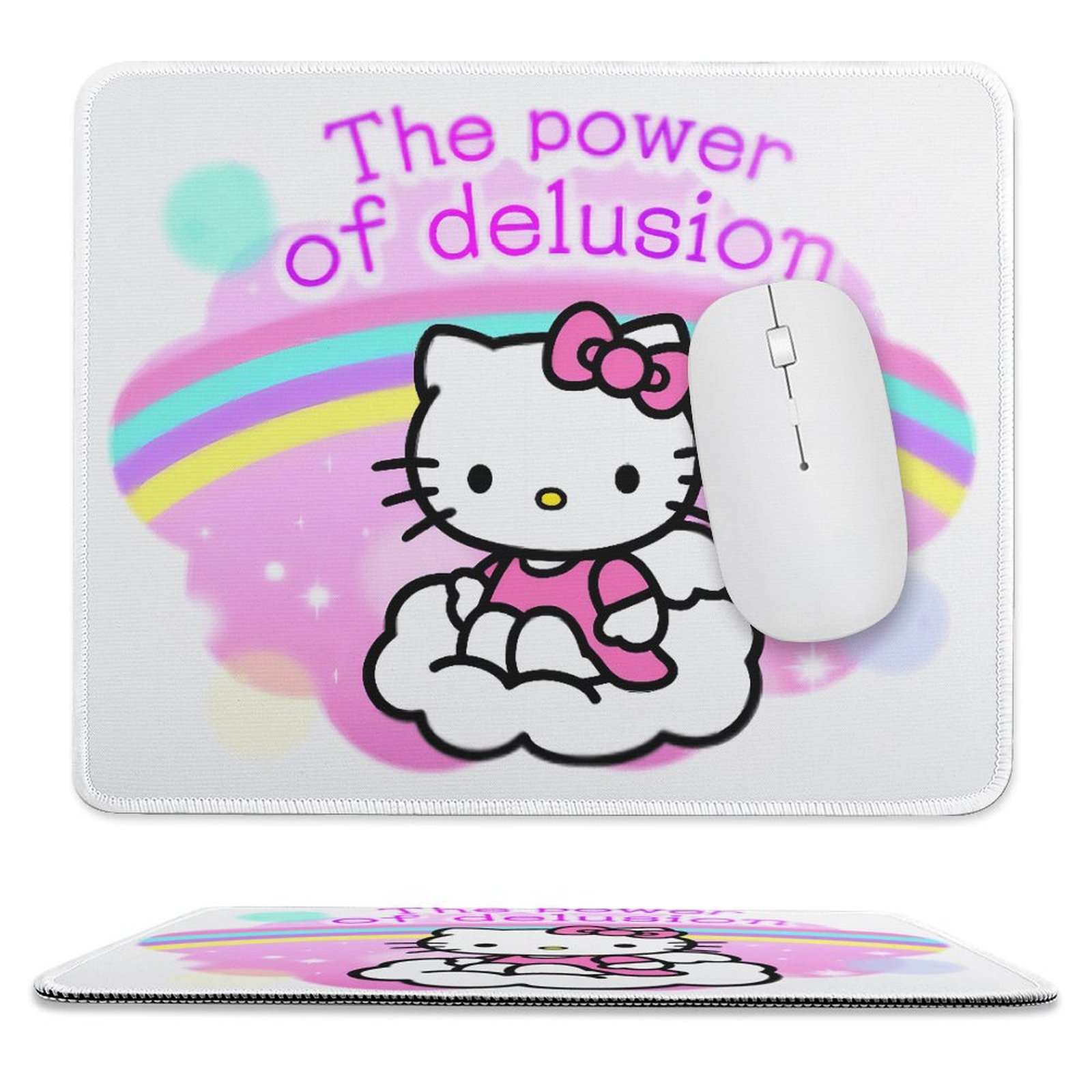 Hello Kitty Y2K Mouse Pad for Women Cute Hello Kitty Y2K Merch Square ...