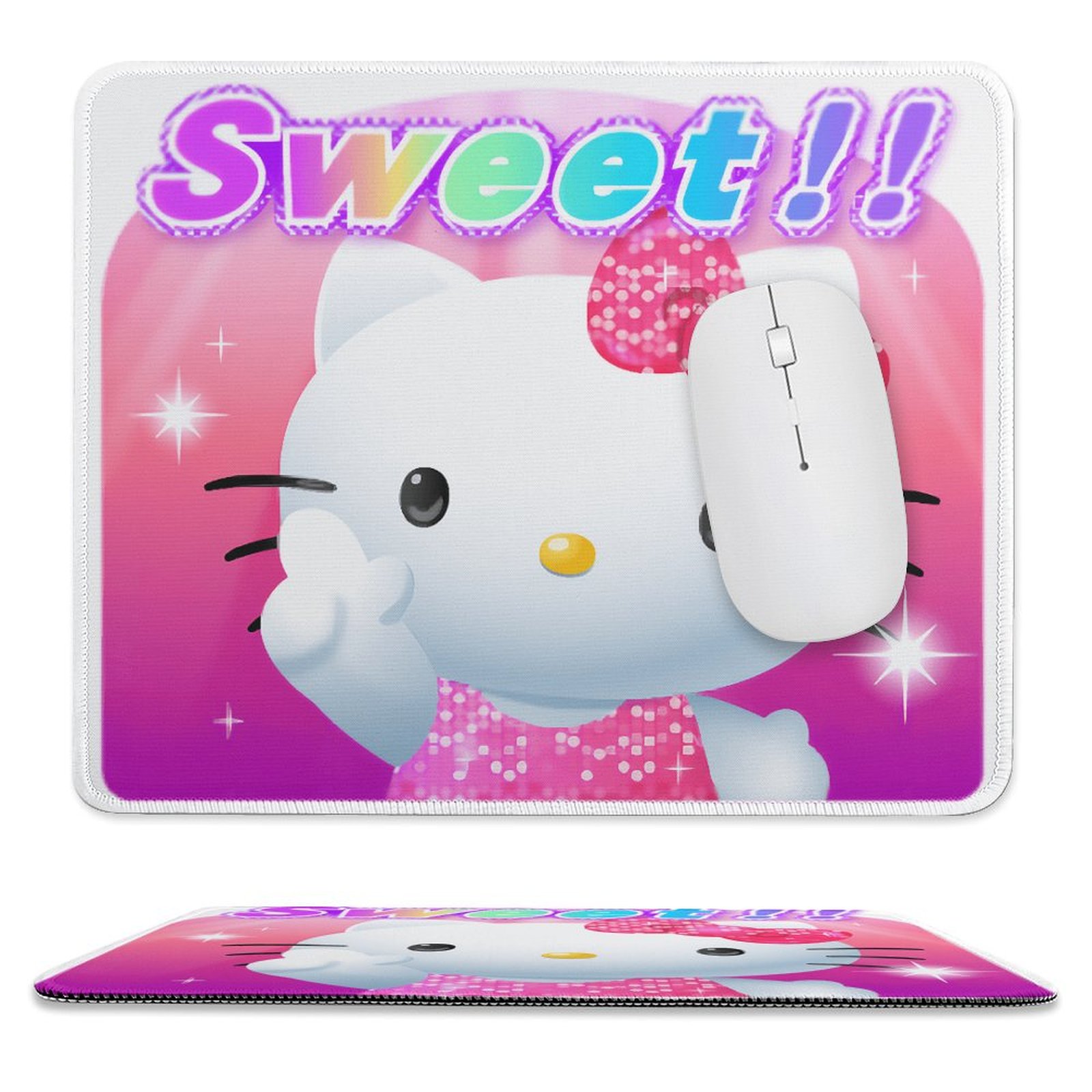 Hello Kitty Y2K Mouse Pad for Women Cute Hello Kitty Y2K Merch Square ...
