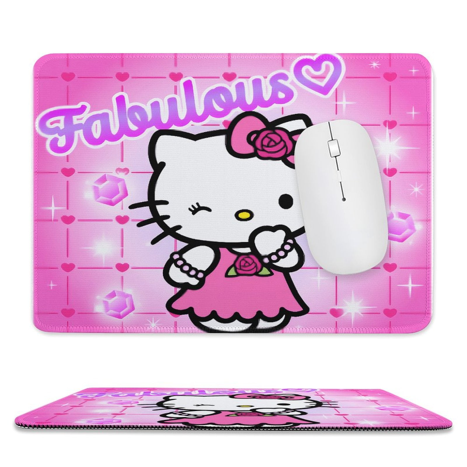 Hello Kitty Y2K Mouse Pad for Women Cute Hello Kitty Y2K Merch Square ...