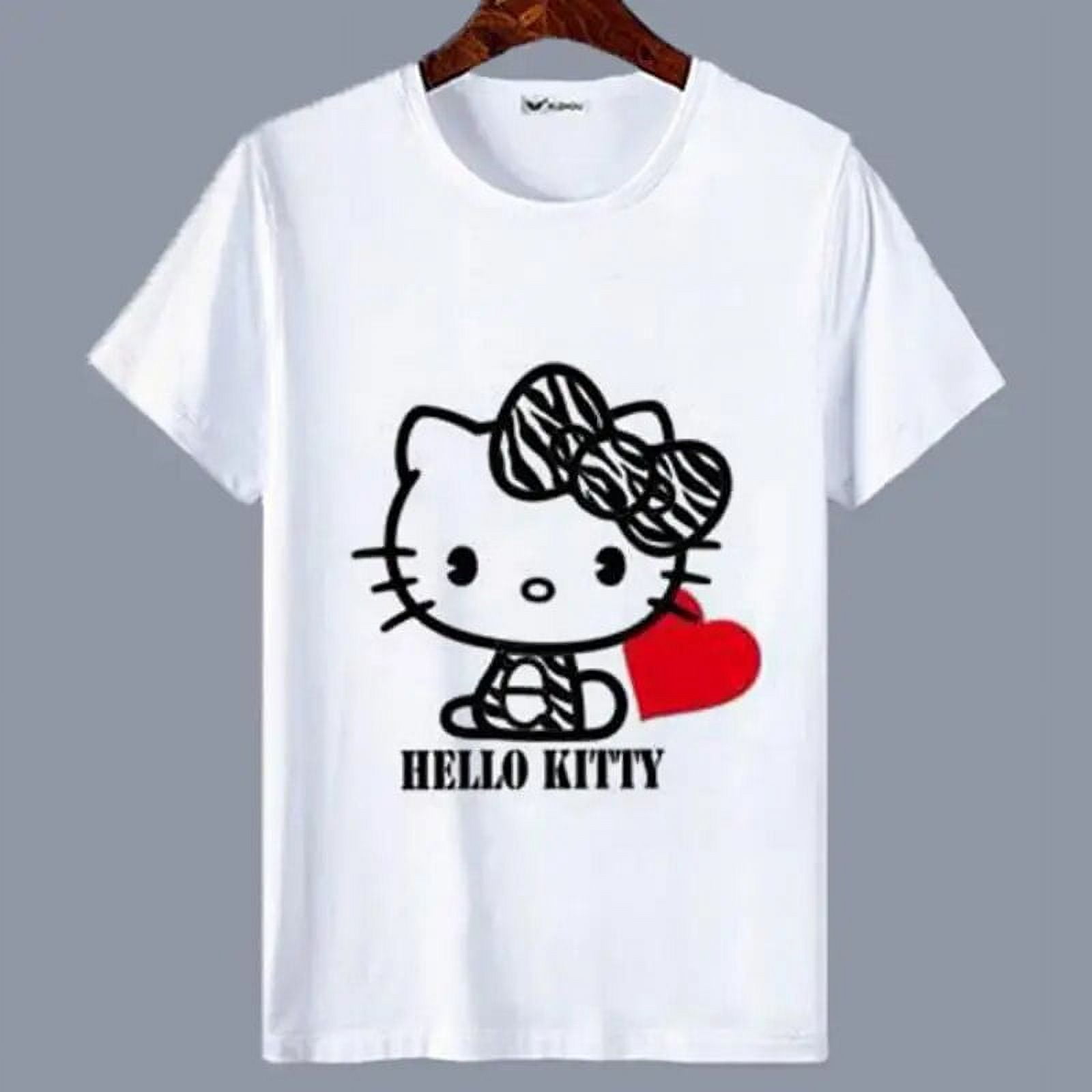 Hello Kitty Y2K Parent-child T-shirts Family Matching TShirt Mother and ...