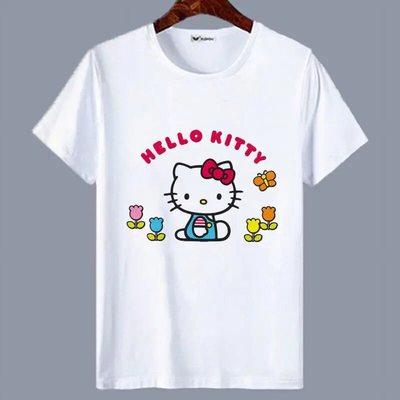 Hello Kitty Y2K Parent-child T-shirts Family Matching TShirt Mother and ...