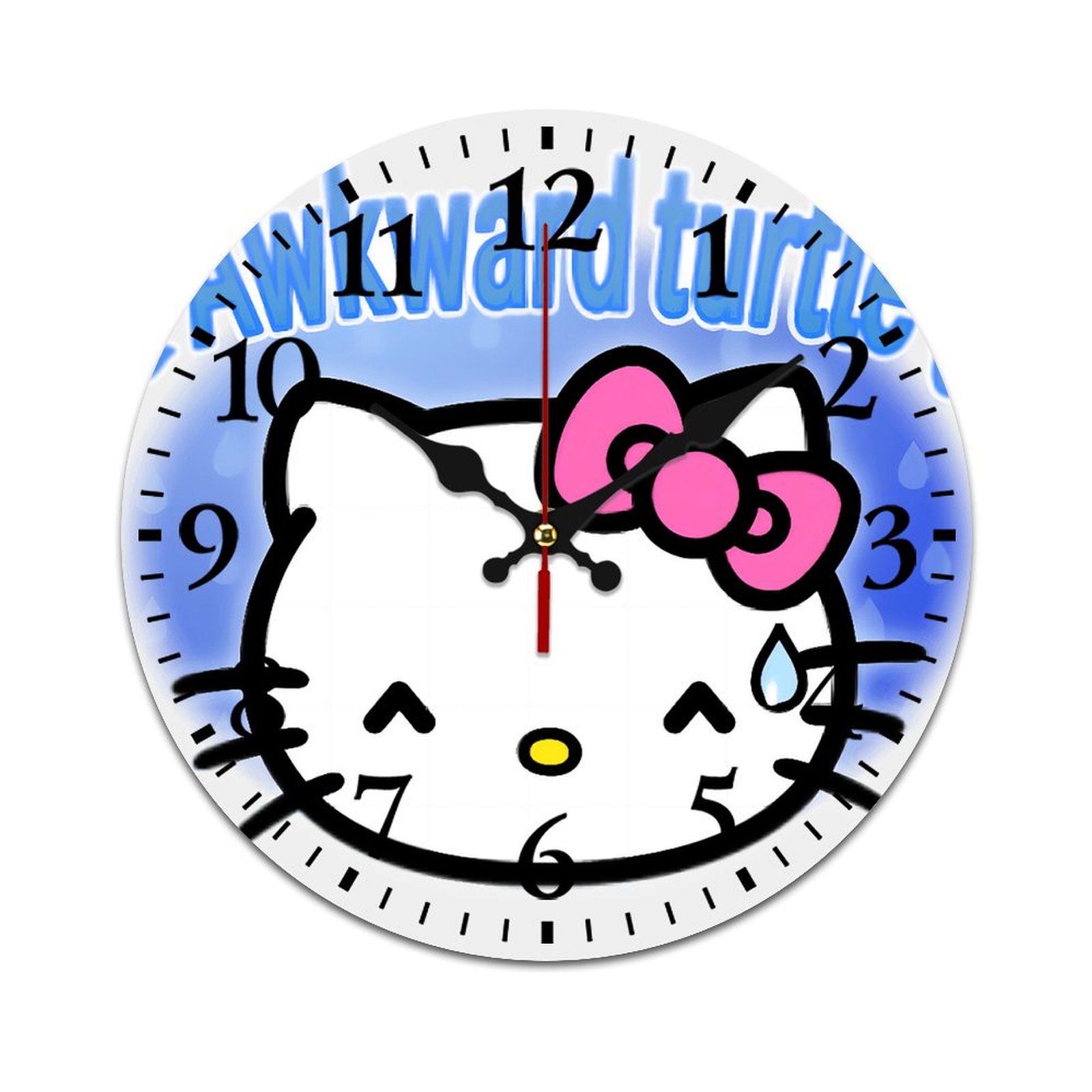 Hello Kitty Y2K wall clocks battery operated decorative 25cm/9.84in ...