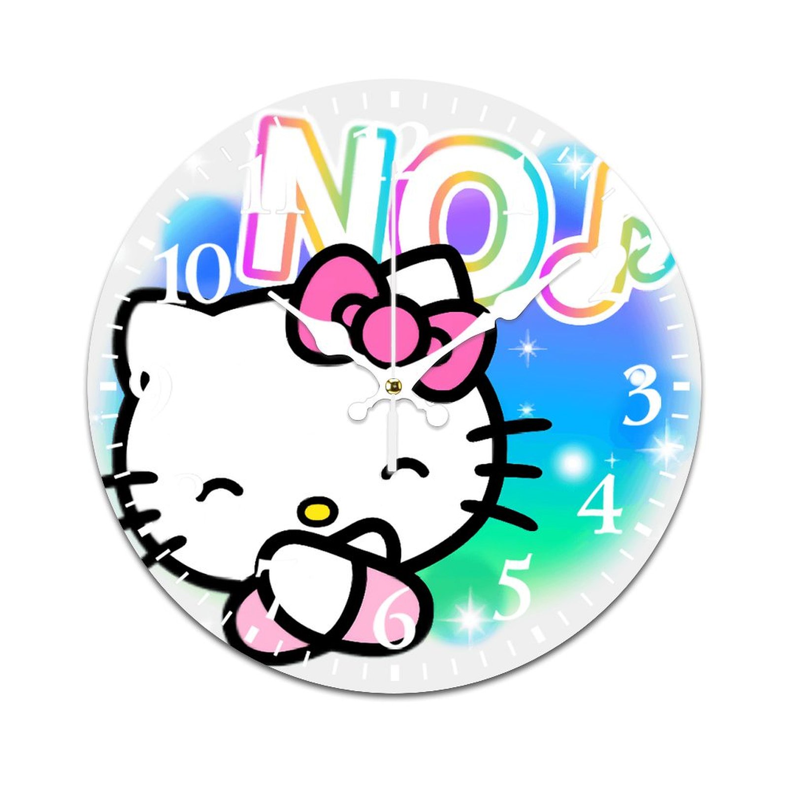 Hello Kitty Y2K wall clocks battery operated decorative 25cm/9.84in ...
