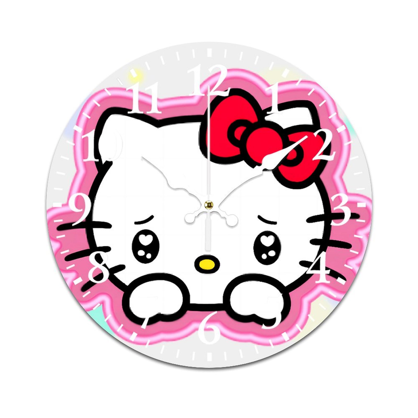 Hello Kitty Y2K wall clocks battery operated decorative 30cm/11.8in ...